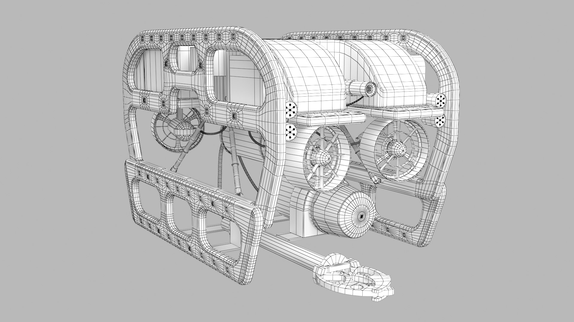 3d Submarine Rov Model