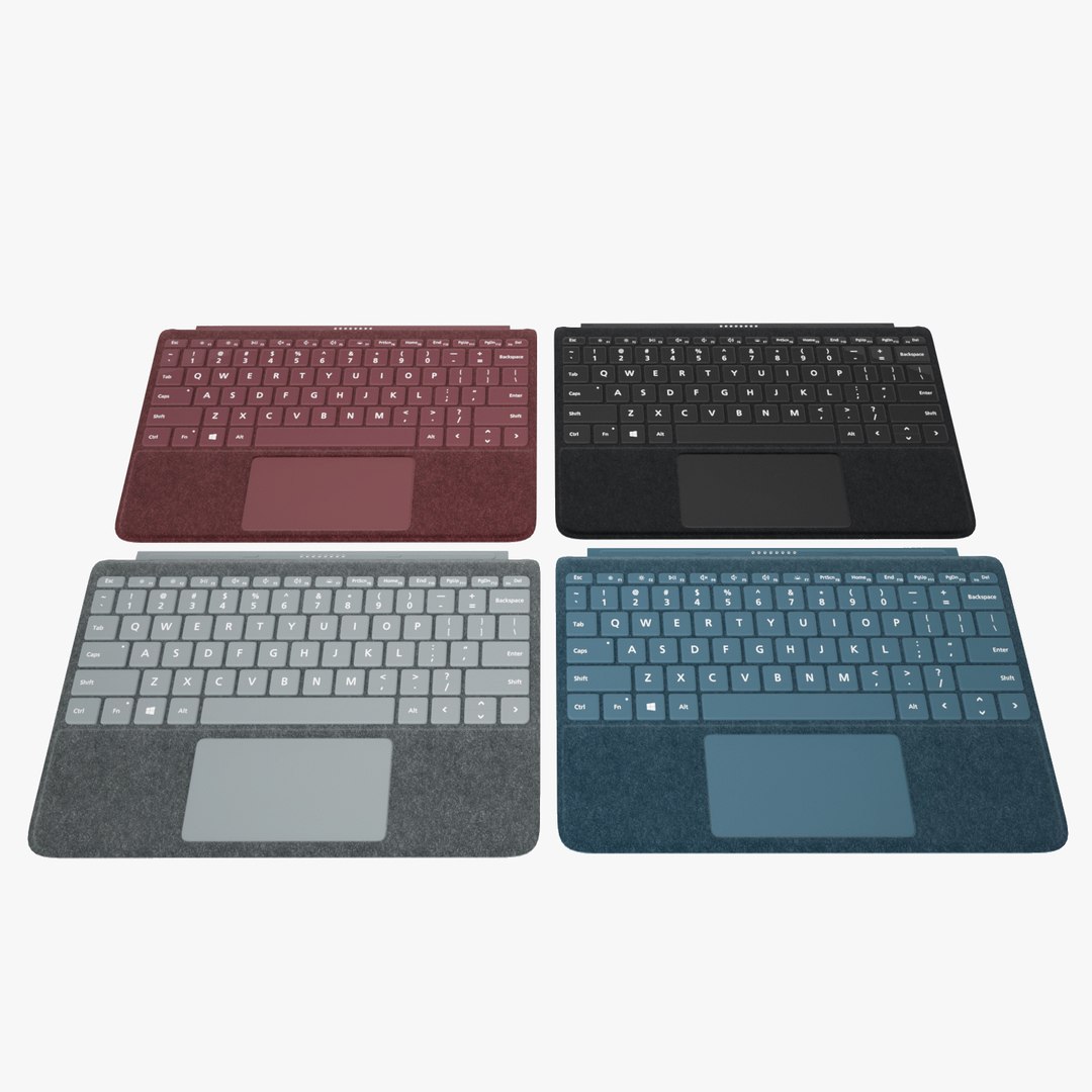 3D Microsoft Surface Keyboard Mouse - TurboSquid 1318717