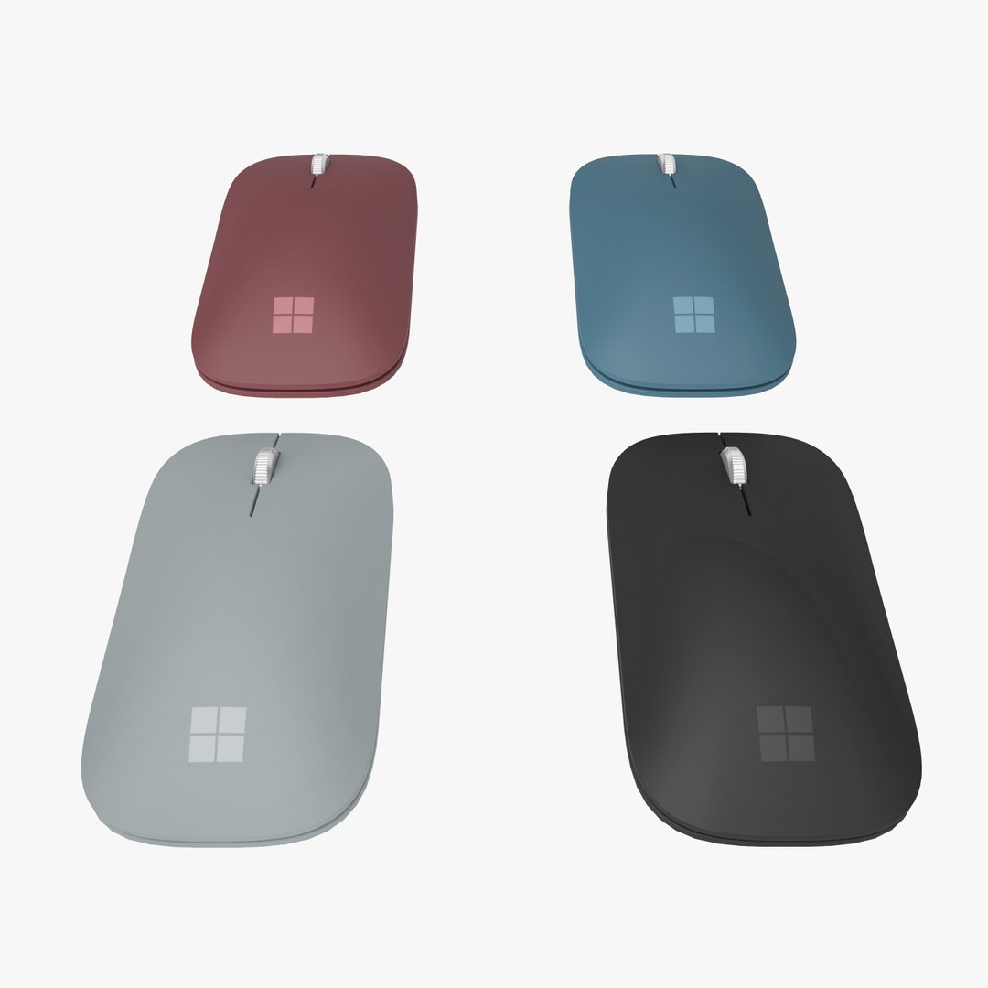 3D Microsoft Surface Keyboard Mouse - TurboSquid 1318717