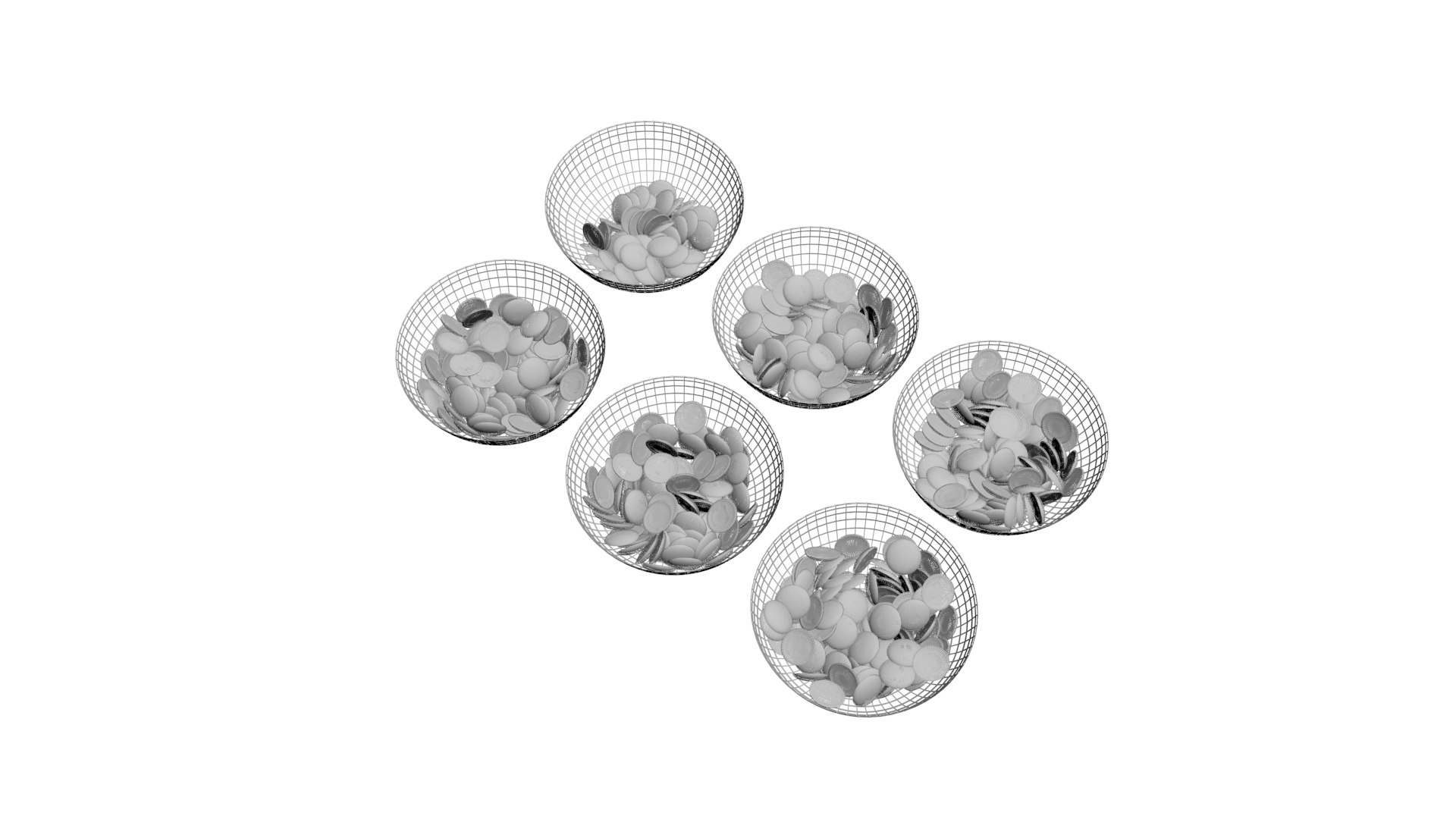 3D Chocolate Chips model - TurboSquid 1822834