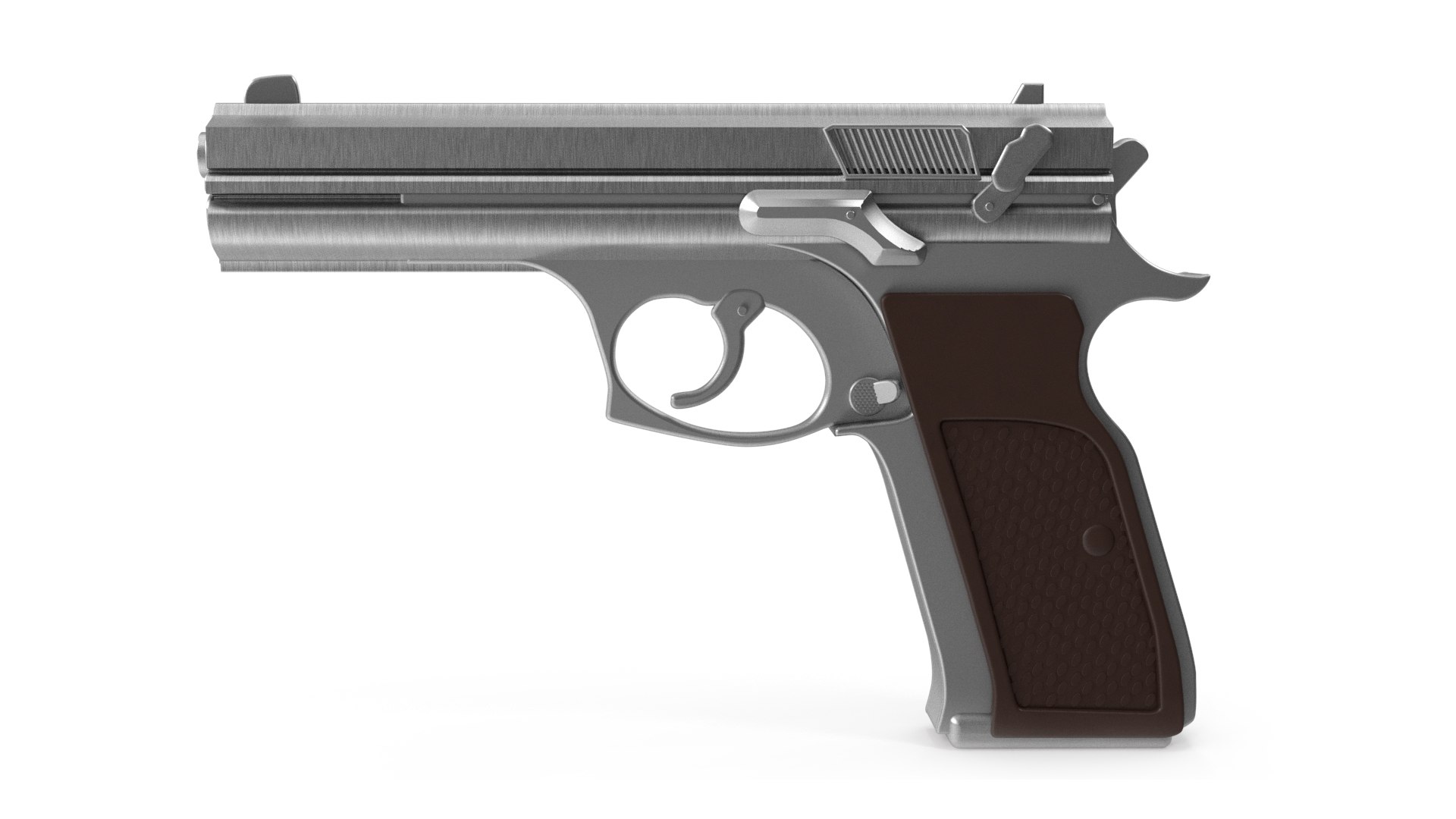 Generic Pistol 3D model - TurboSquid 1967275