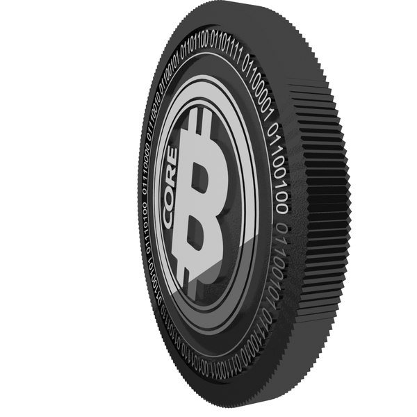 3D model bitcore black coin - TurboSquid 1493266
