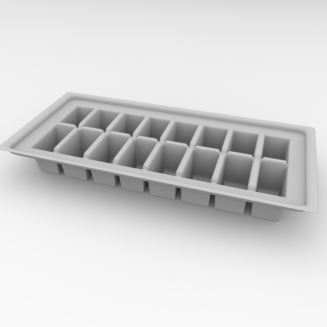 Ice Cube Tray 3d Model