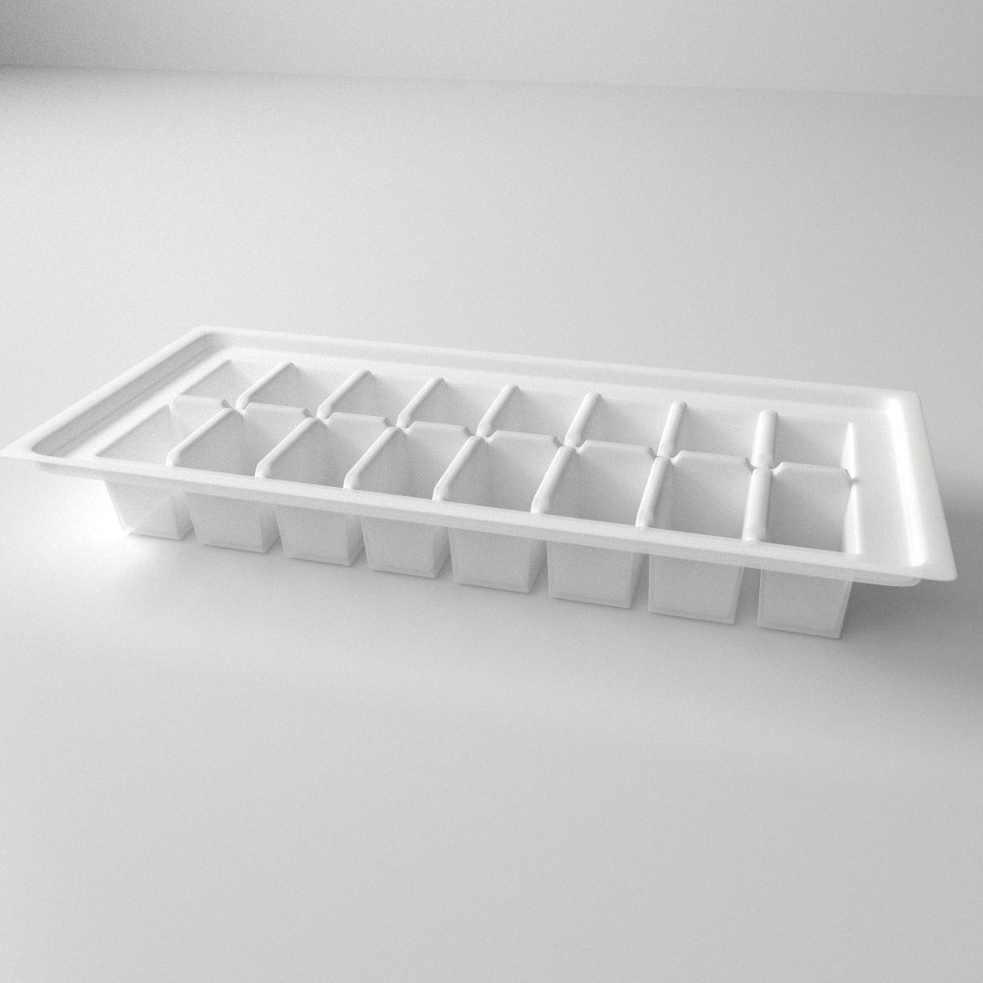Ice Cube Tray 3d Model