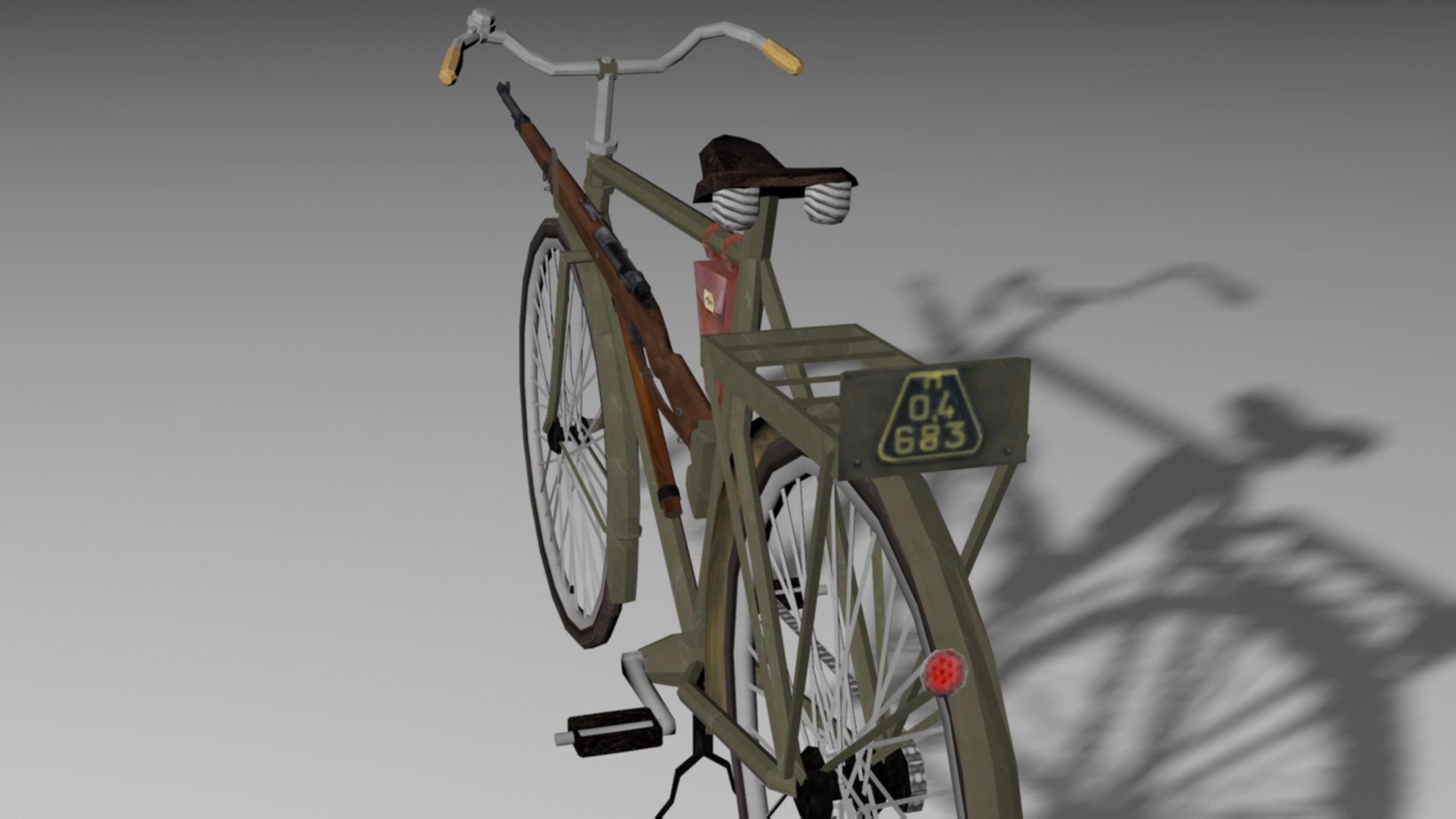 3D Bicycle Army - TurboSquid 1152479
