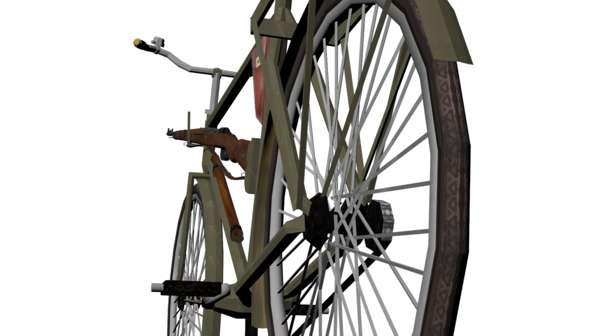 3D Bicycle Army - TurboSquid 1152479