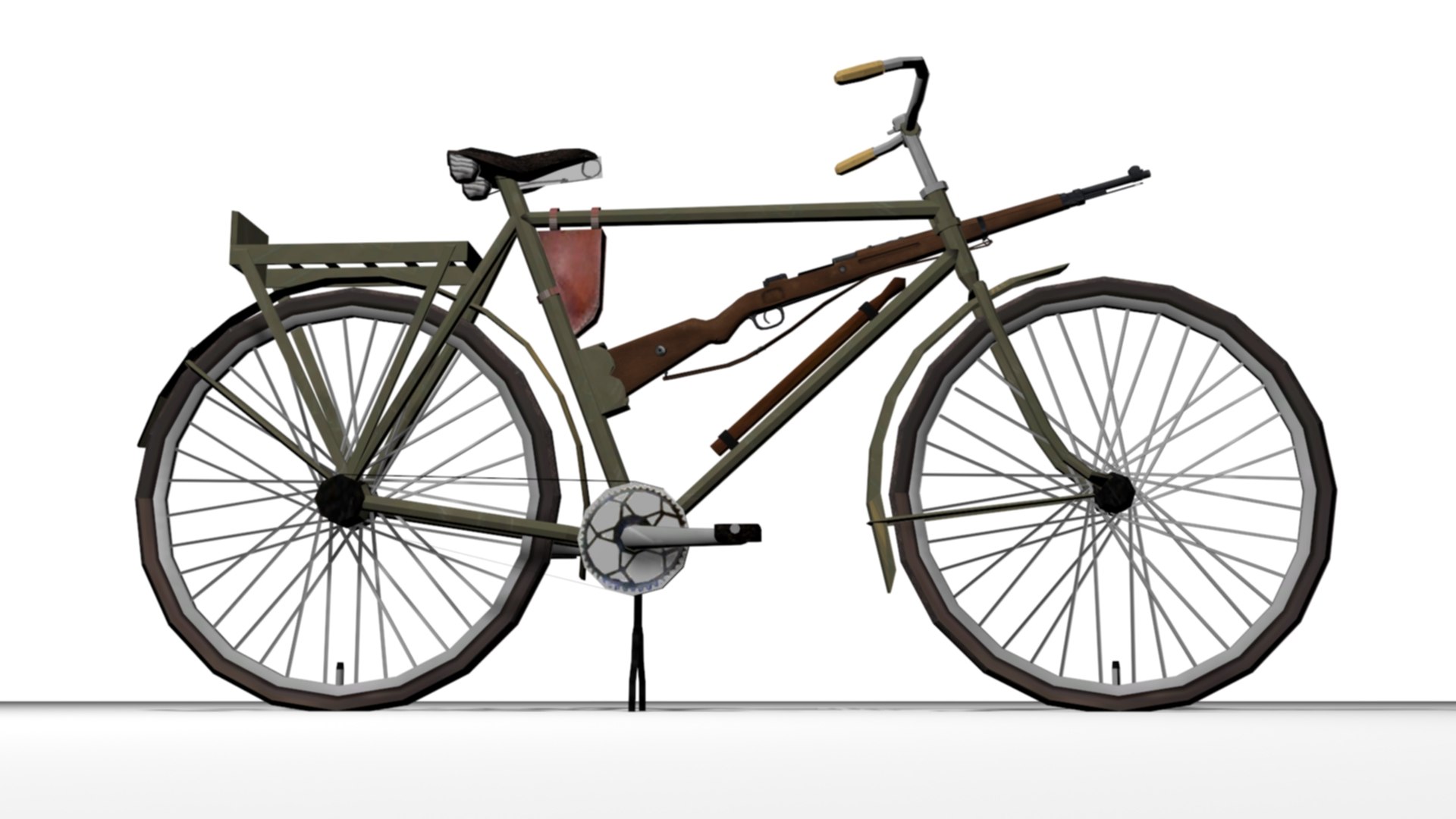 3D Bicycle Army - TurboSquid 1152479