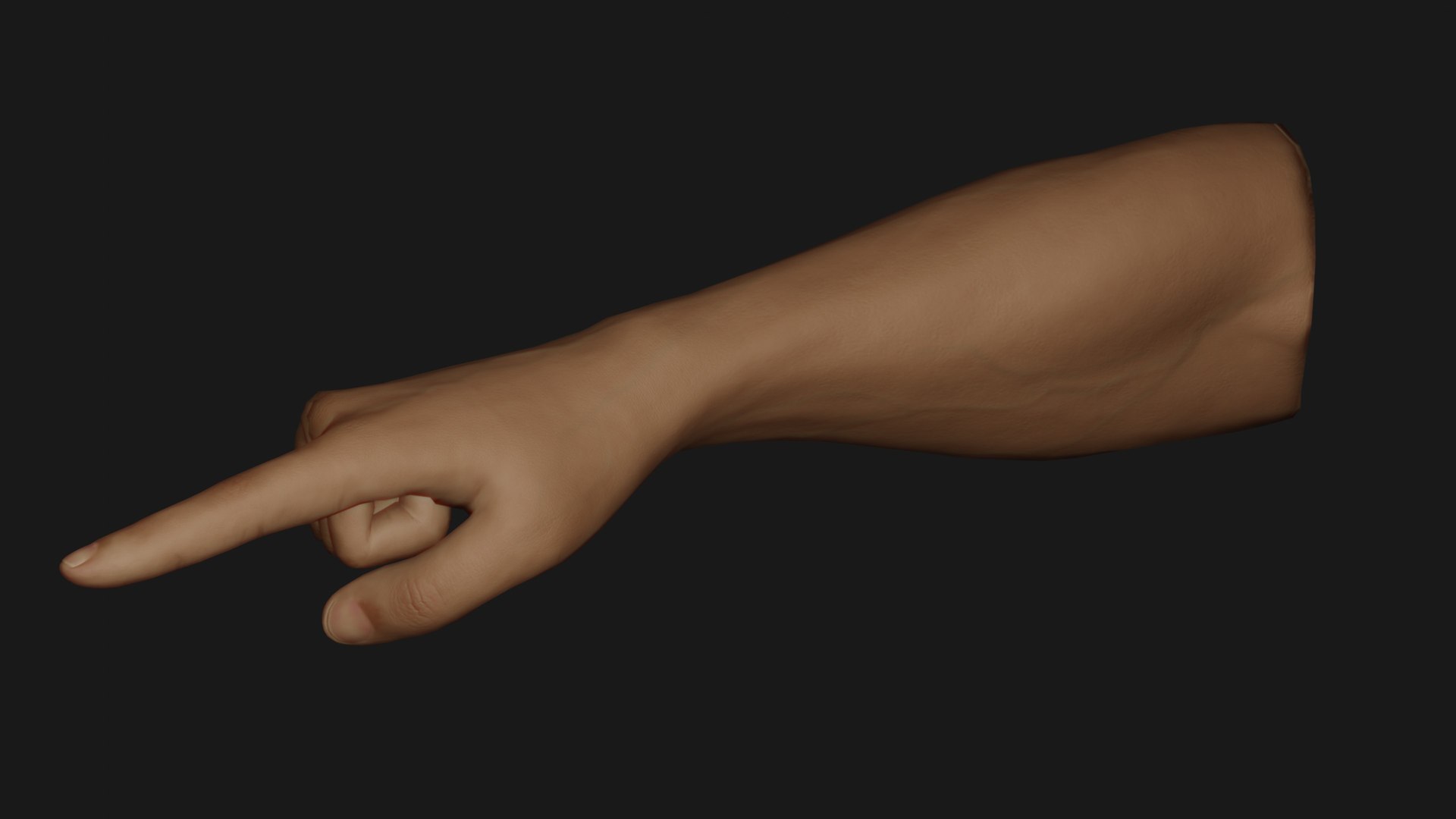3D Model Male Right Hand Rigged - TurboSquid 1748794