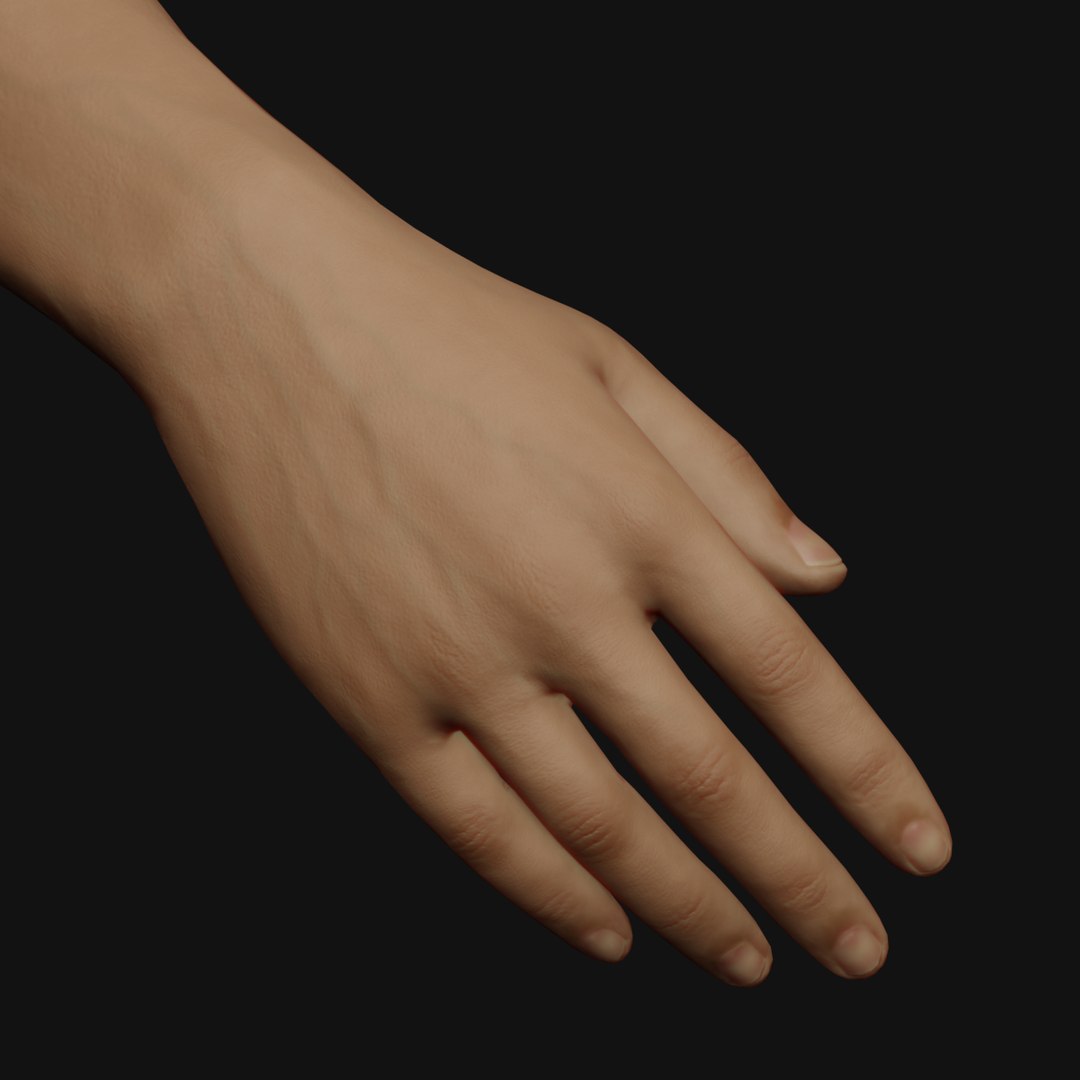 3D model Male Right Hand Rigged - TurboSquid 1748794
