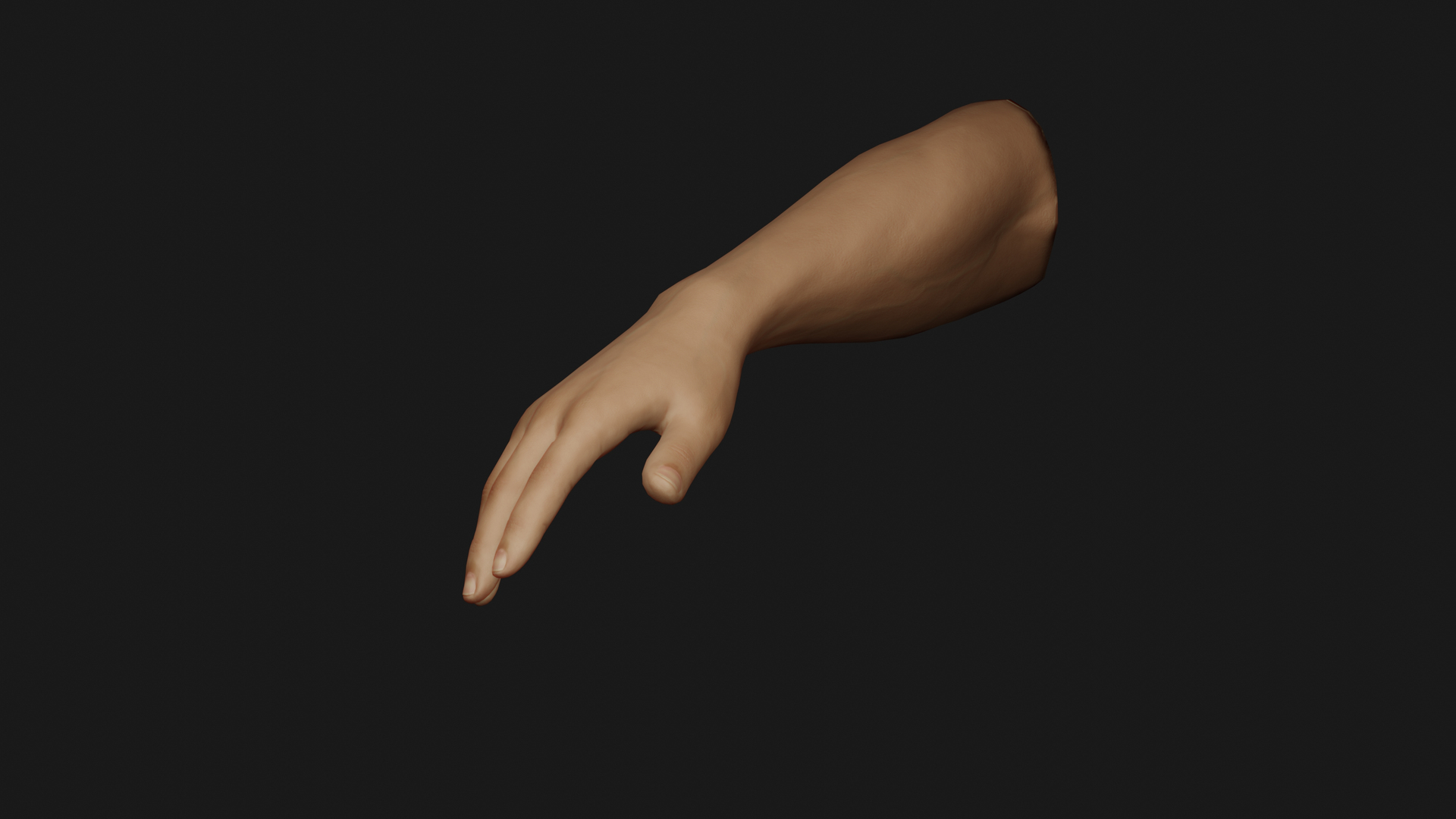 3D Model Male Right Hand Rigged - TurboSquid 1748794