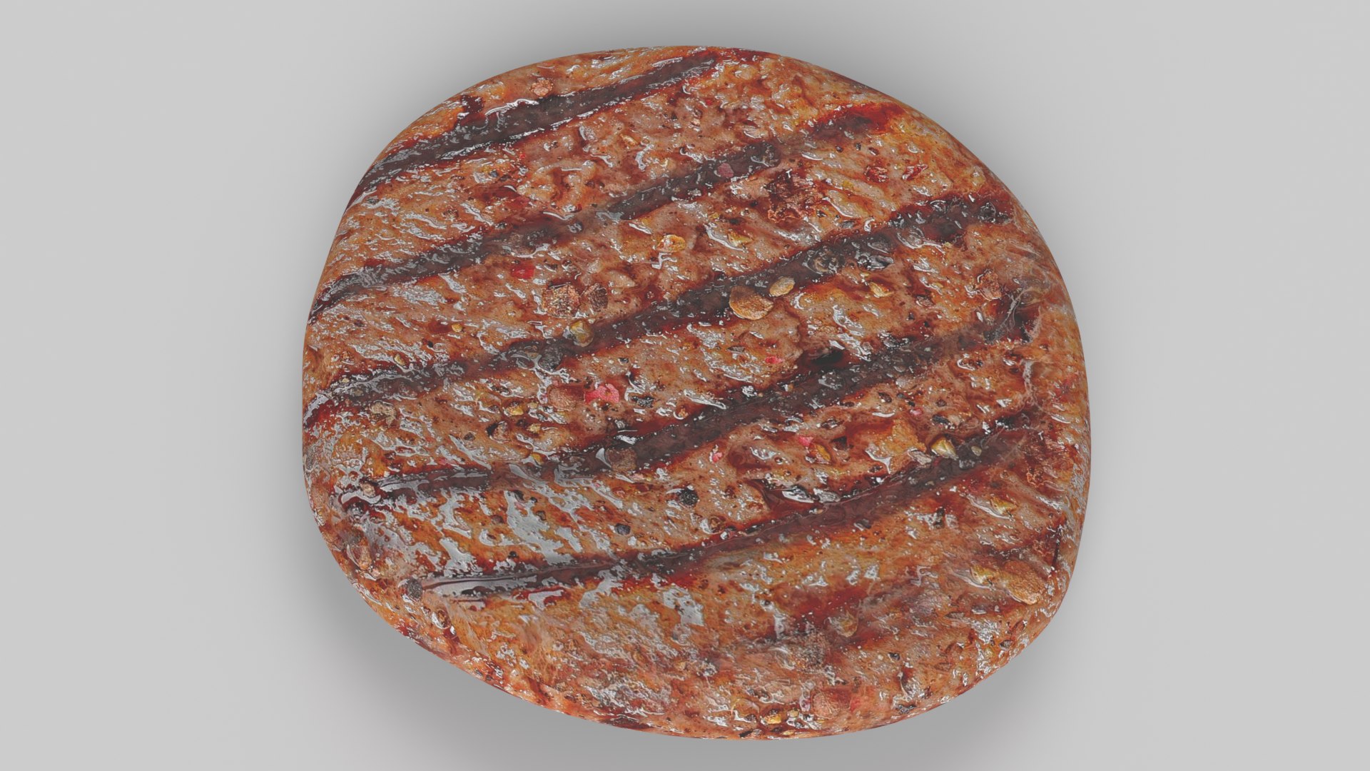 3D Model Hamburger Patty - TurboSquid 1952290