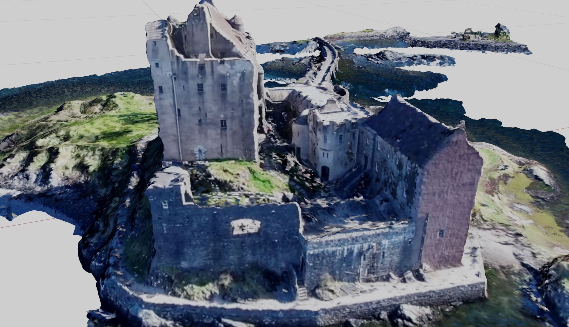 Photoscanned Scottish Castle 3D Model - TurboSquid 1978175