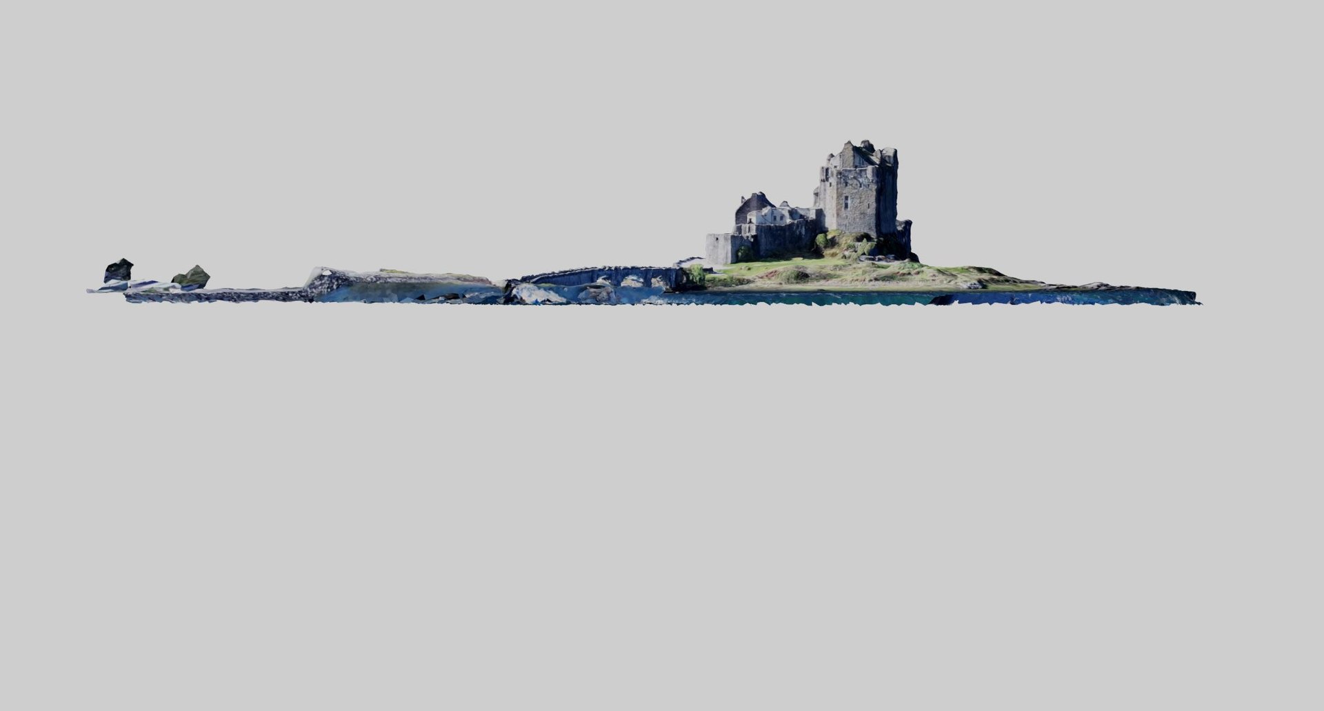 Photoscanned Scottish Castle 3D Model - TurboSquid 1978175