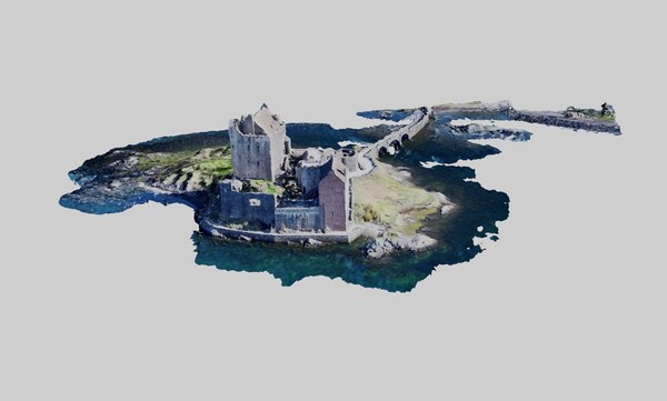 Photoscanned Scottish Castle 3D model - TurboSquid 1978175