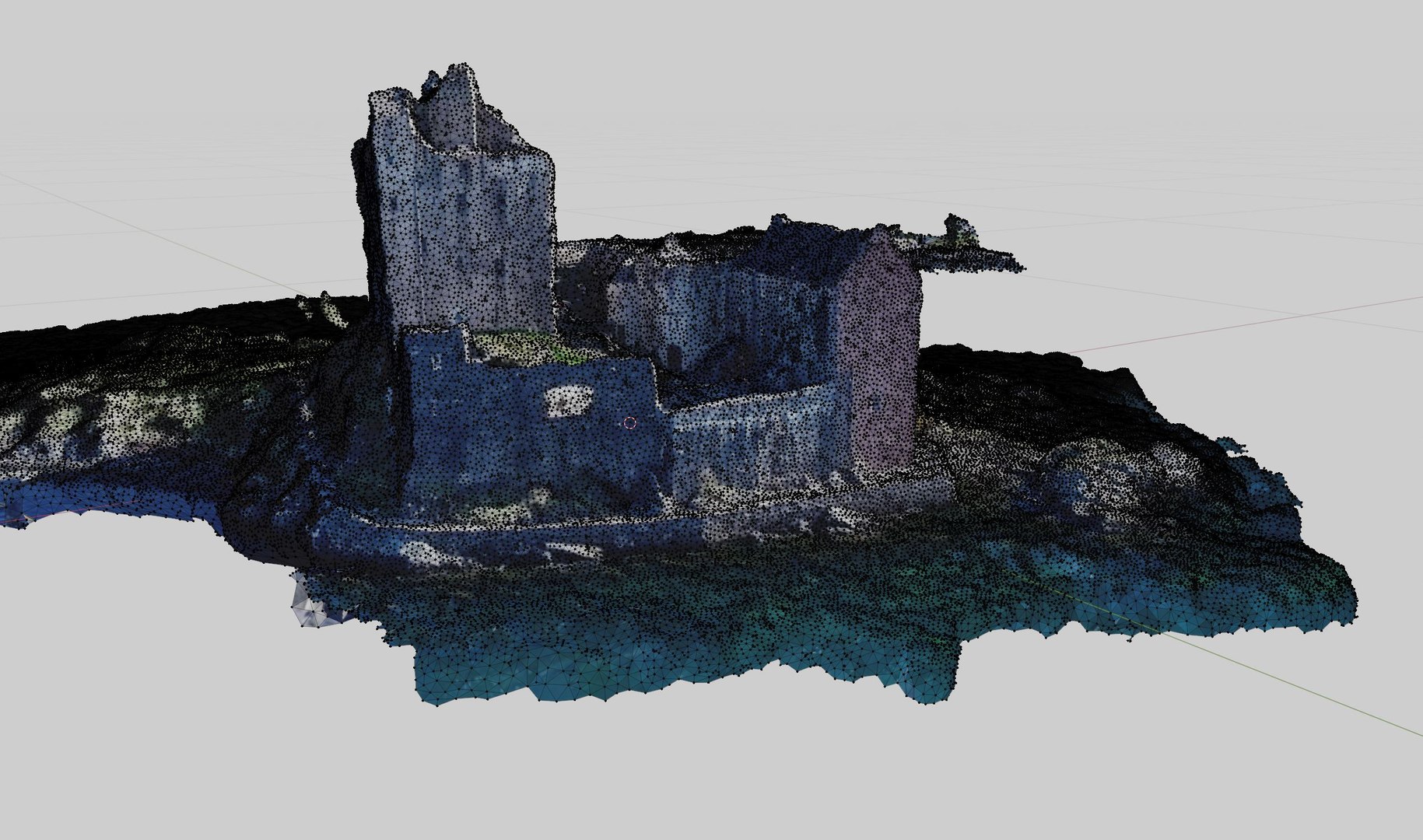 Photoscanned Scottish Castle 3D Model - TurboSquid 1978175