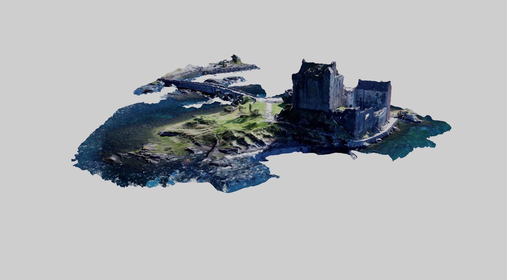 Photoscanned Scottish Castle 3D Model - TurboSquid 1978175