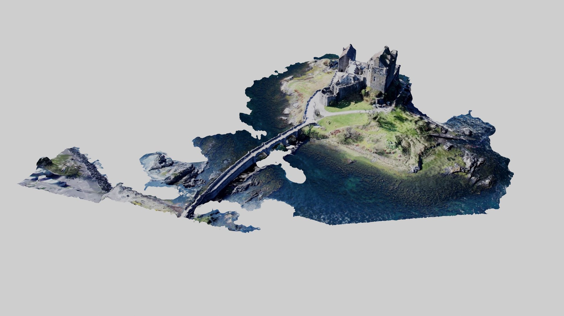 Photoscanned Scottish Castle 3D Model - TurboSquid 1978175
