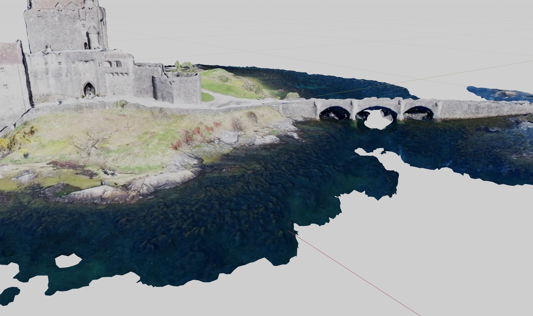 Photoscanned Scottish Castle 3D Model - TurboSquid 1978175