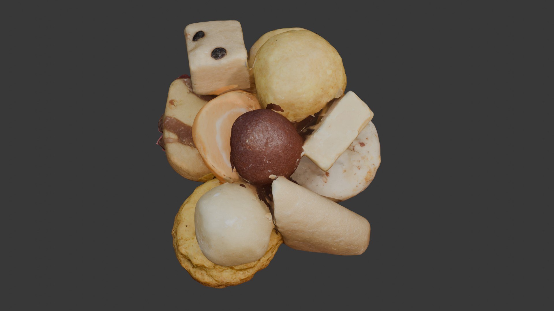 Assorted Cookies Sweets 3D Scan 3D Model - TurboSquid 2408388