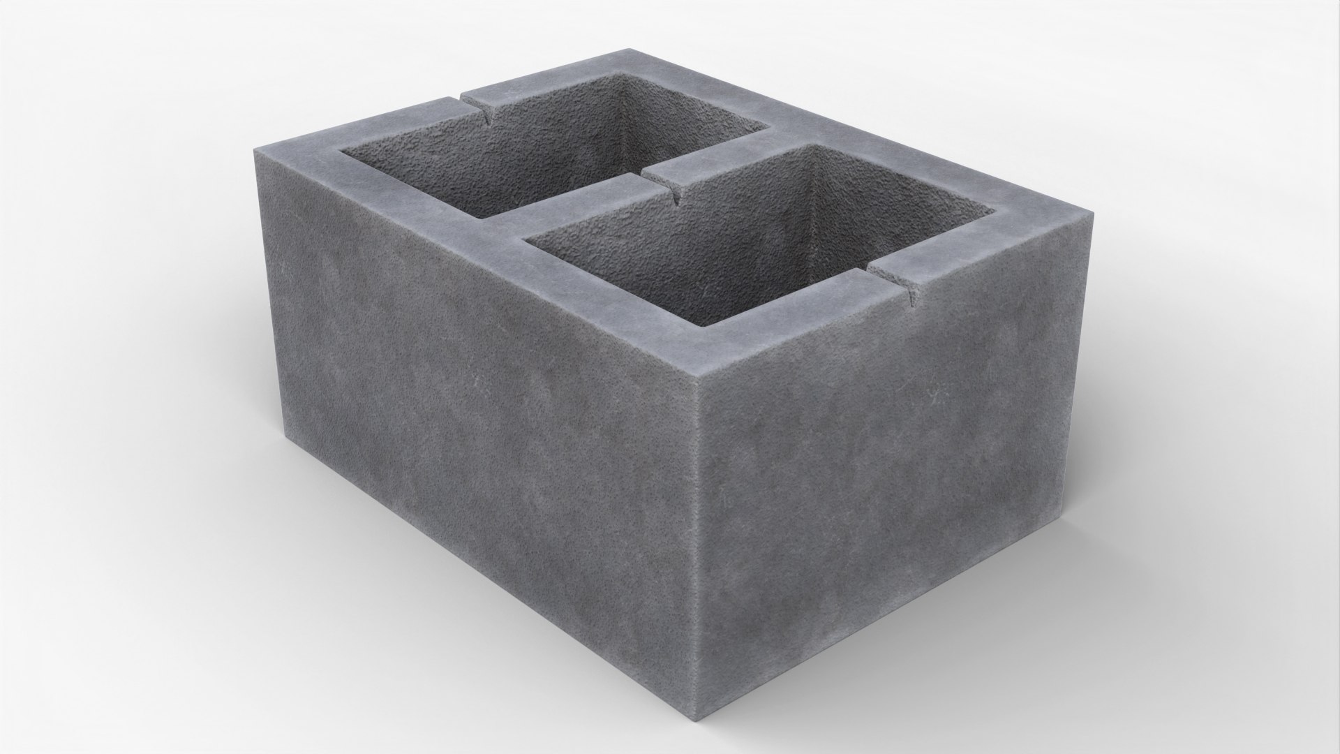 Hollow Cinder Block 2 3D Model - TurboSquid 2059638
