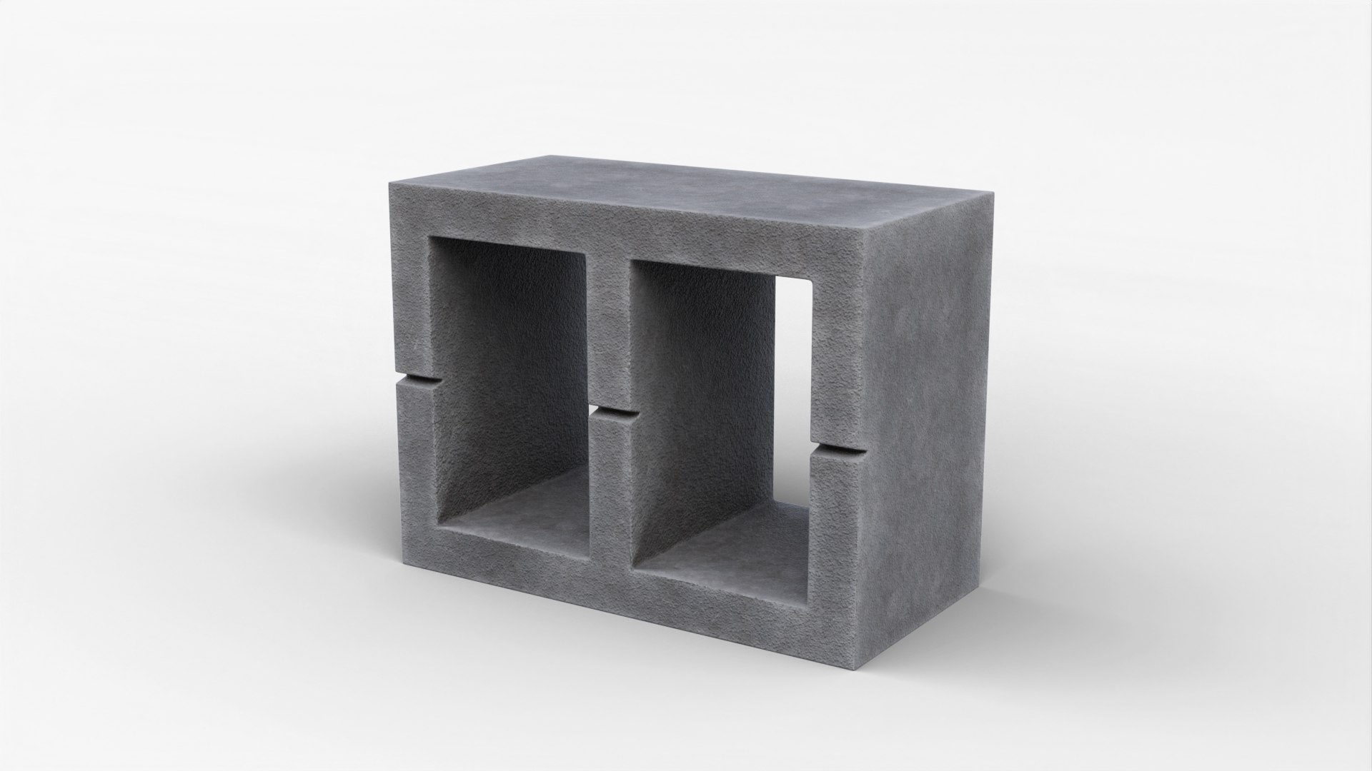 Hollow Cinder Block 2 3D Model - TurboSquid 2059638