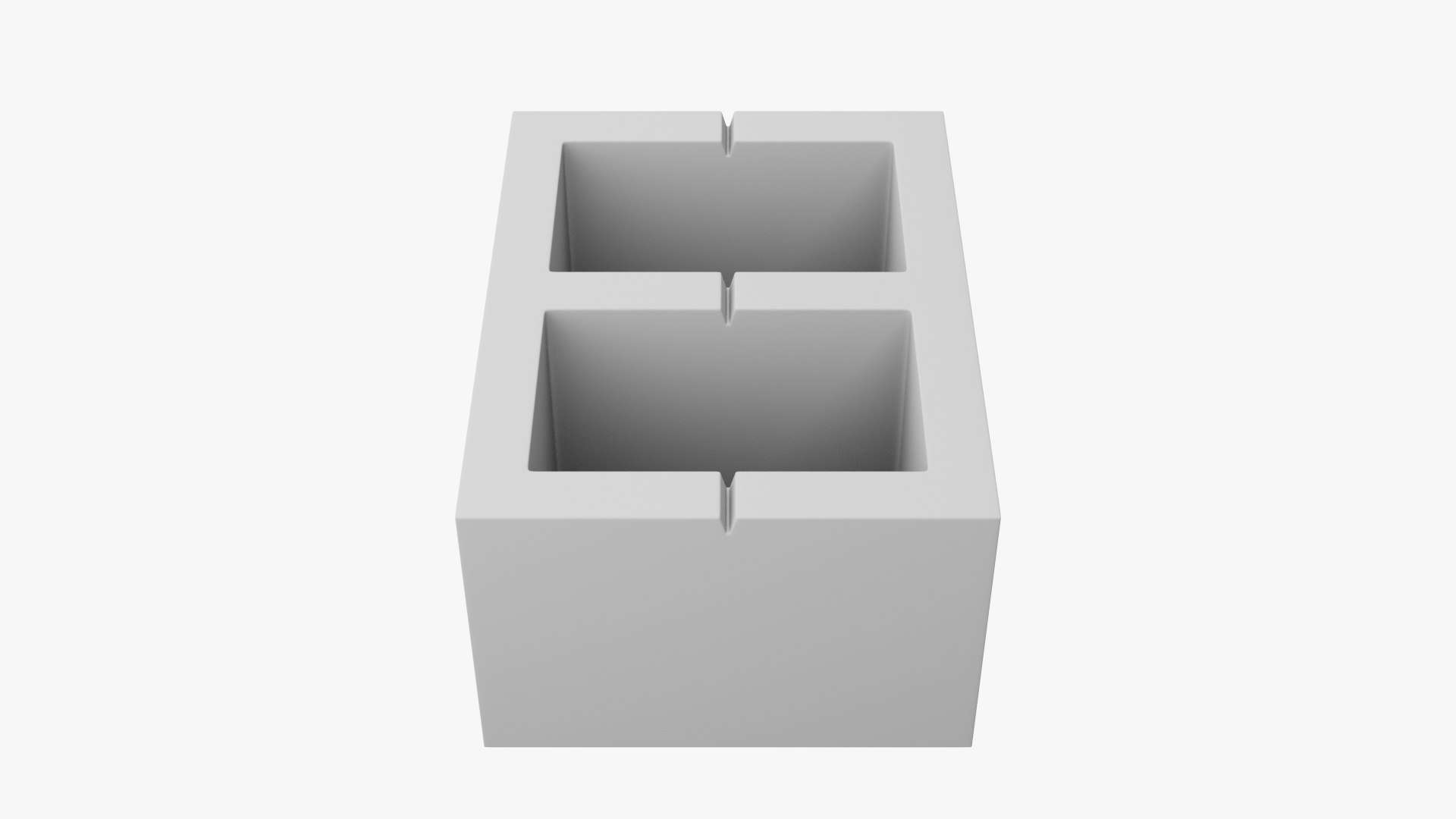 Hollow Cinder Block 2 3D Model - TurboSquid 2059638