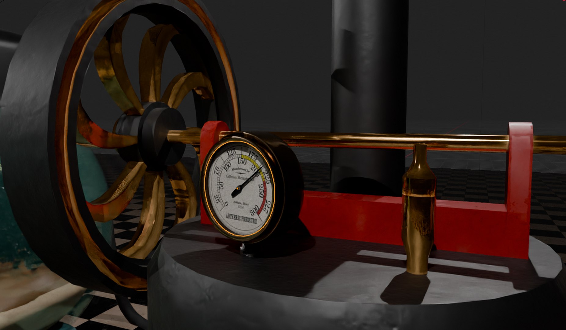 3D Steampunk Oxygen Mini Atrium - TurboSquid 2387970