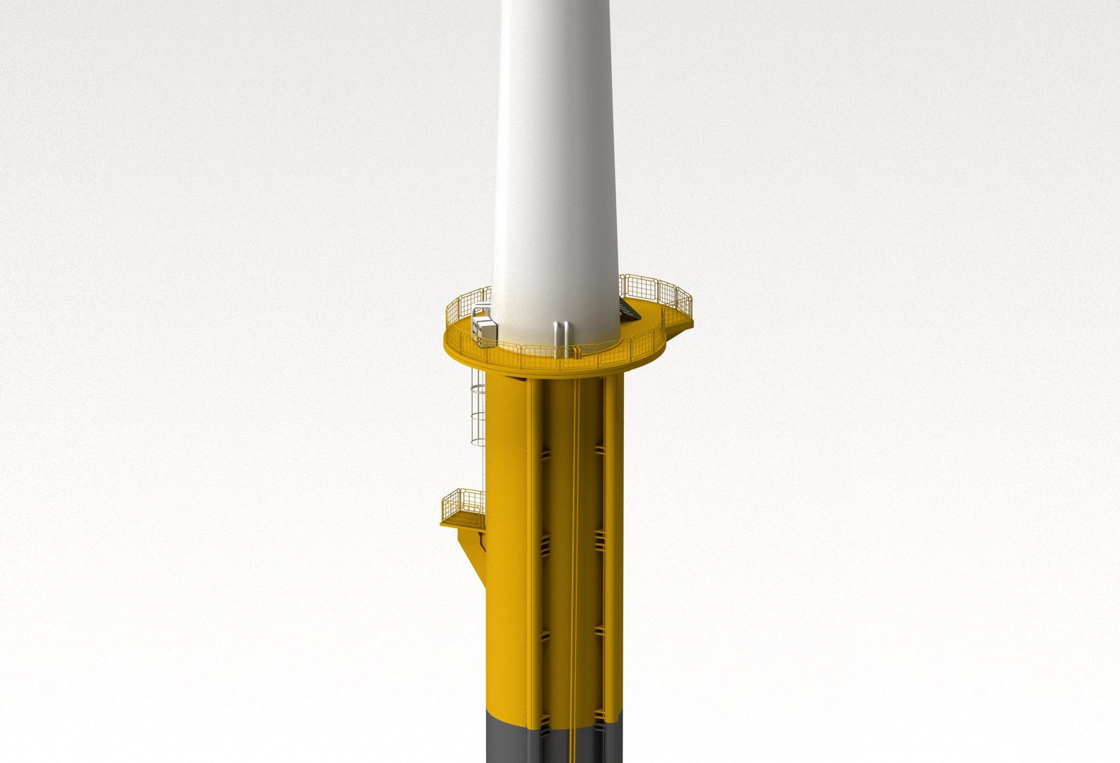 Offshore wind turbine model - TurboSquid 1617464