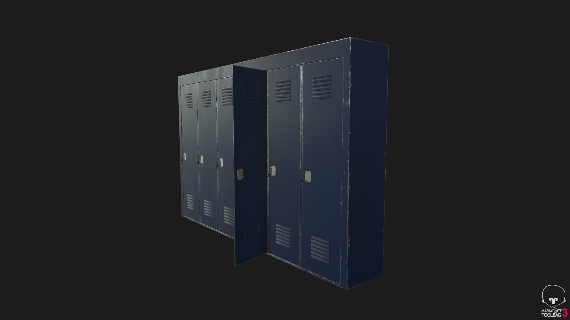 3D locker - TurboSquid 1669128