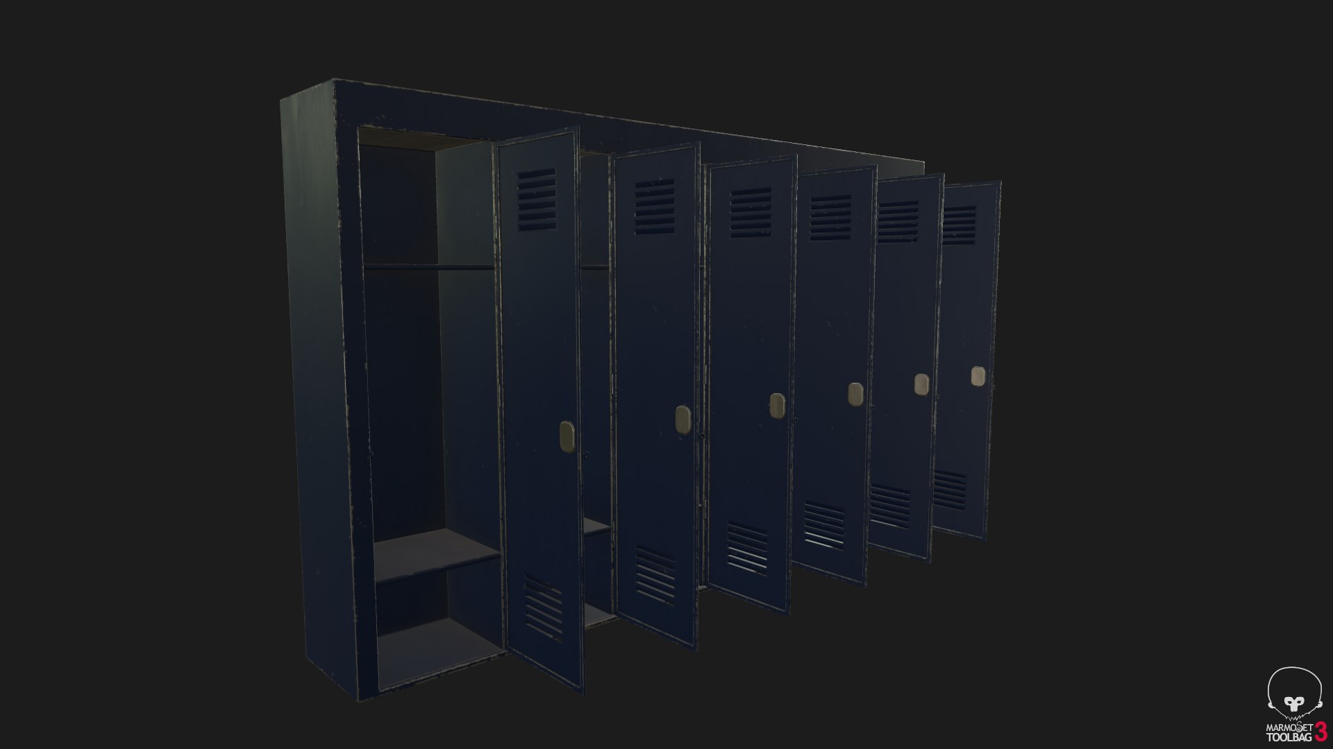 3D locker - TurboSquid 1669128