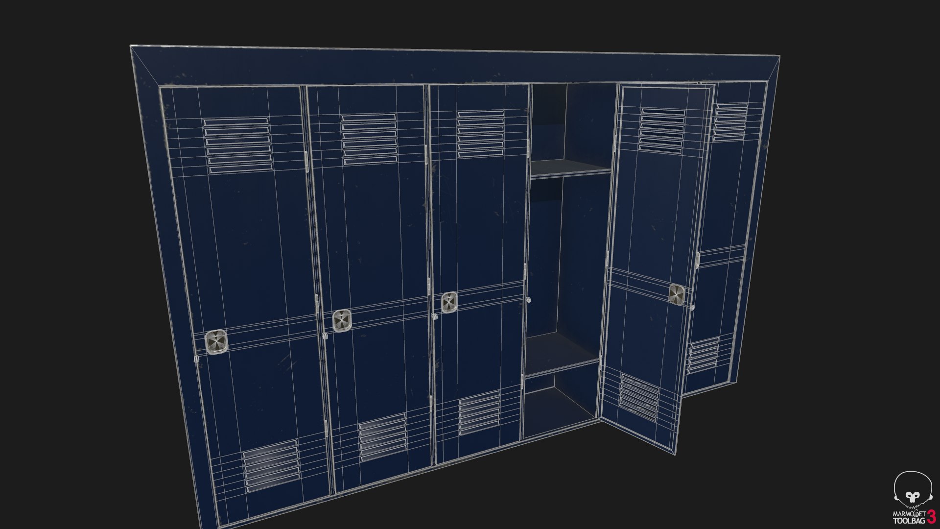 3D locker - TurboSquid 1669128