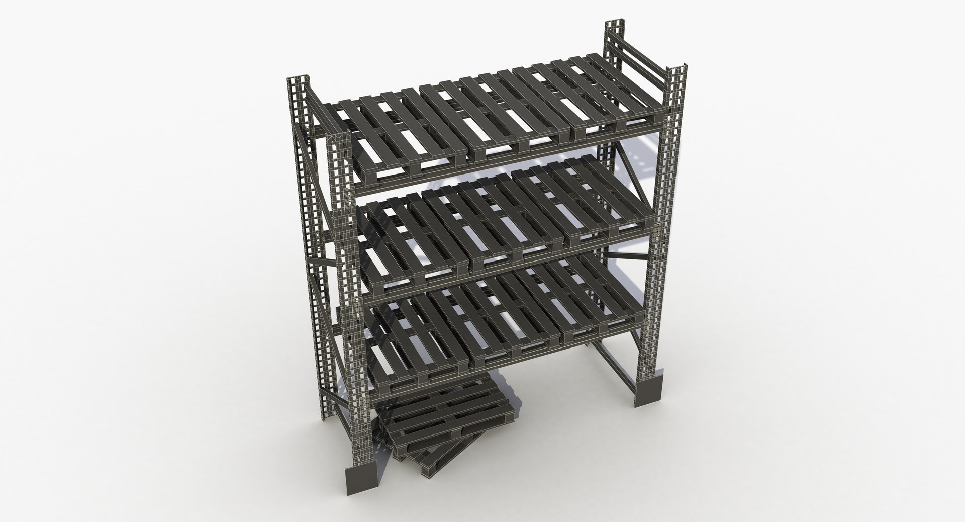 Warehouse Rack 3D Model - TurboSquid 1625768