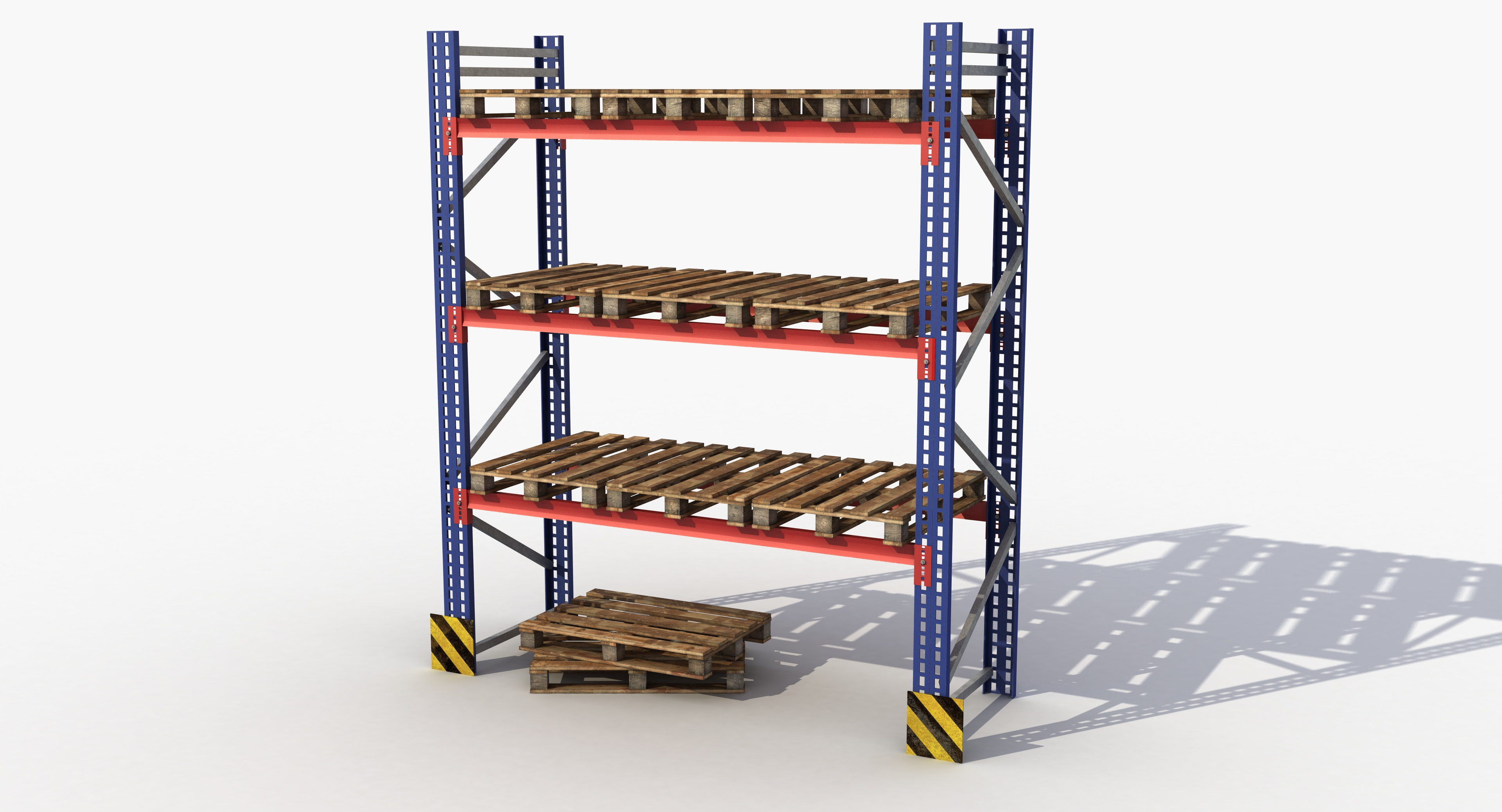 Warehouse rack 3D model - TurboSquid 1625768
