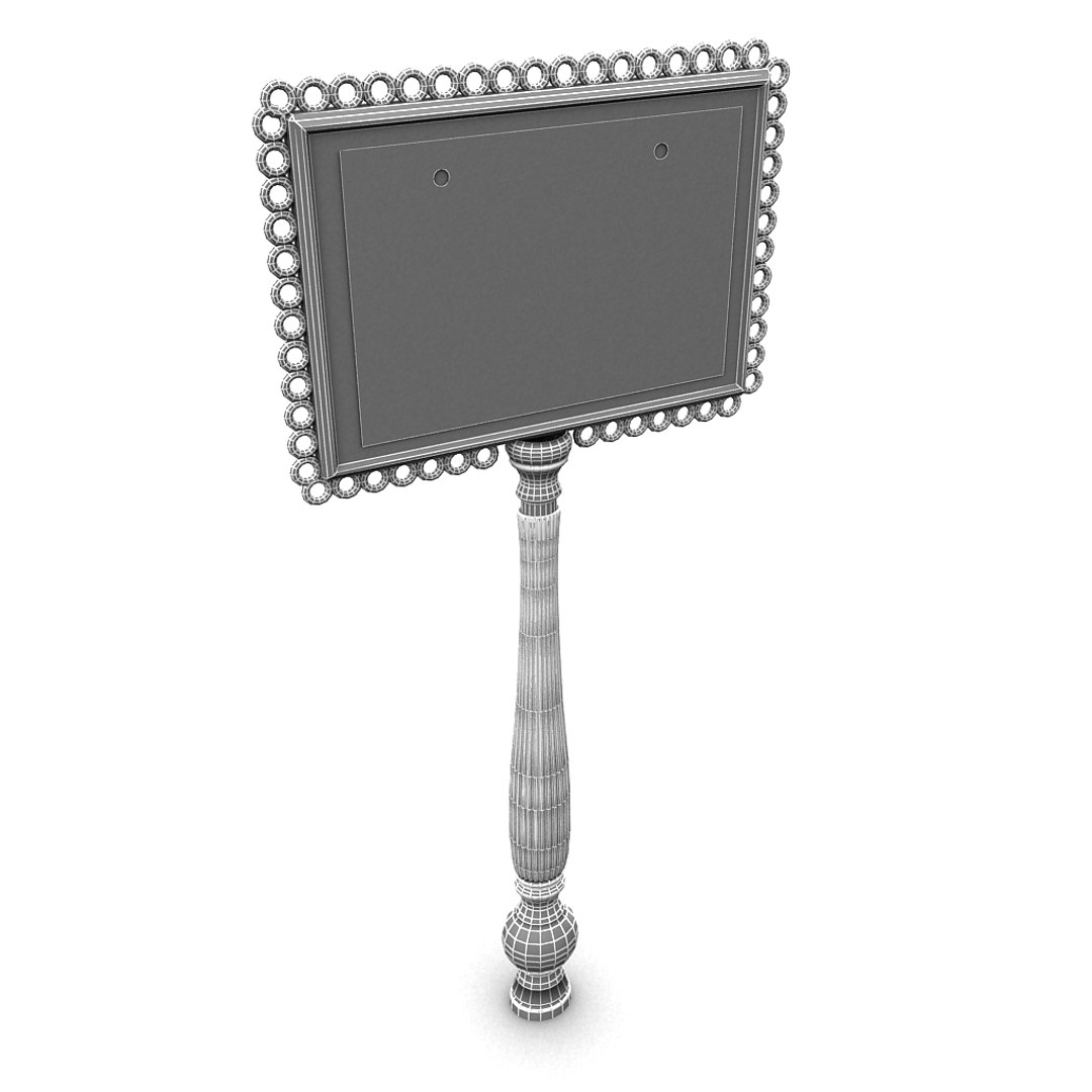 Metal Sign 3d Model