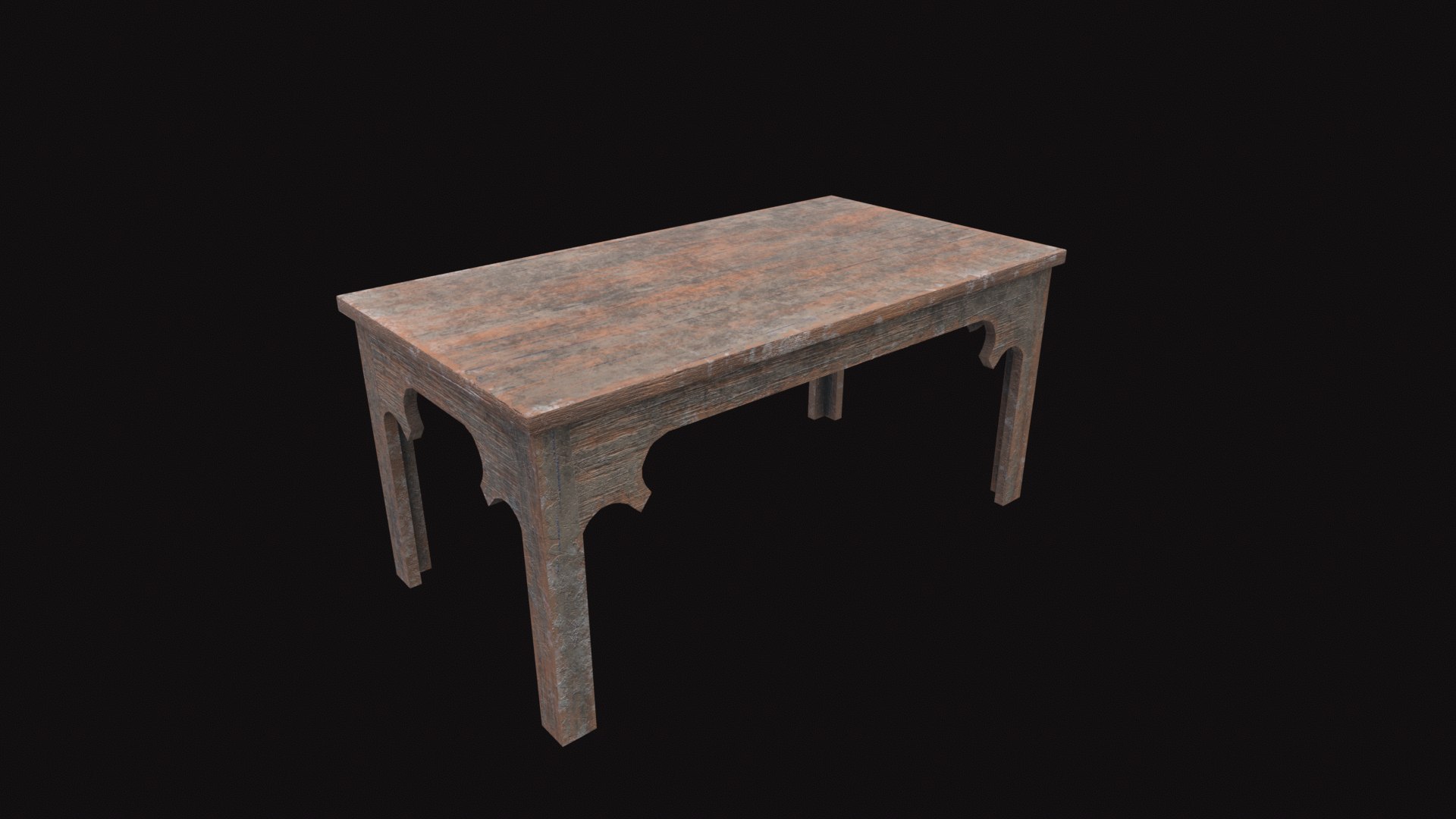 Medieval Table 3D - TurboSquid 2322078
