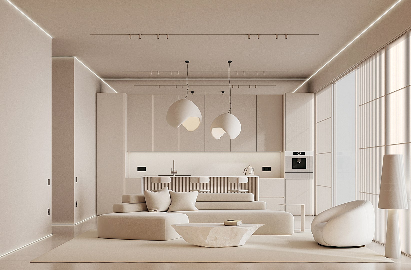 modelo 3d Modern simple living room - TurboSquid 1954971