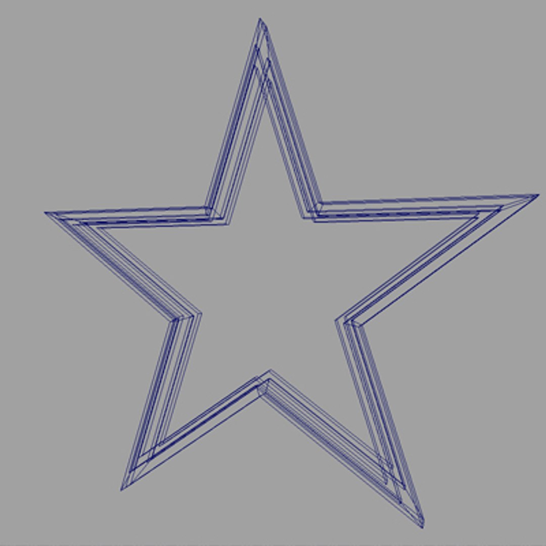 Red Star 3d Obj