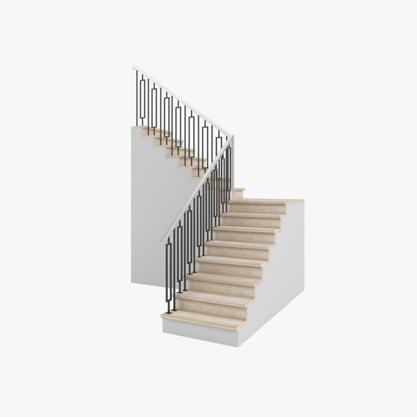 Stairs 03 3D model - TurboSquid 2011442