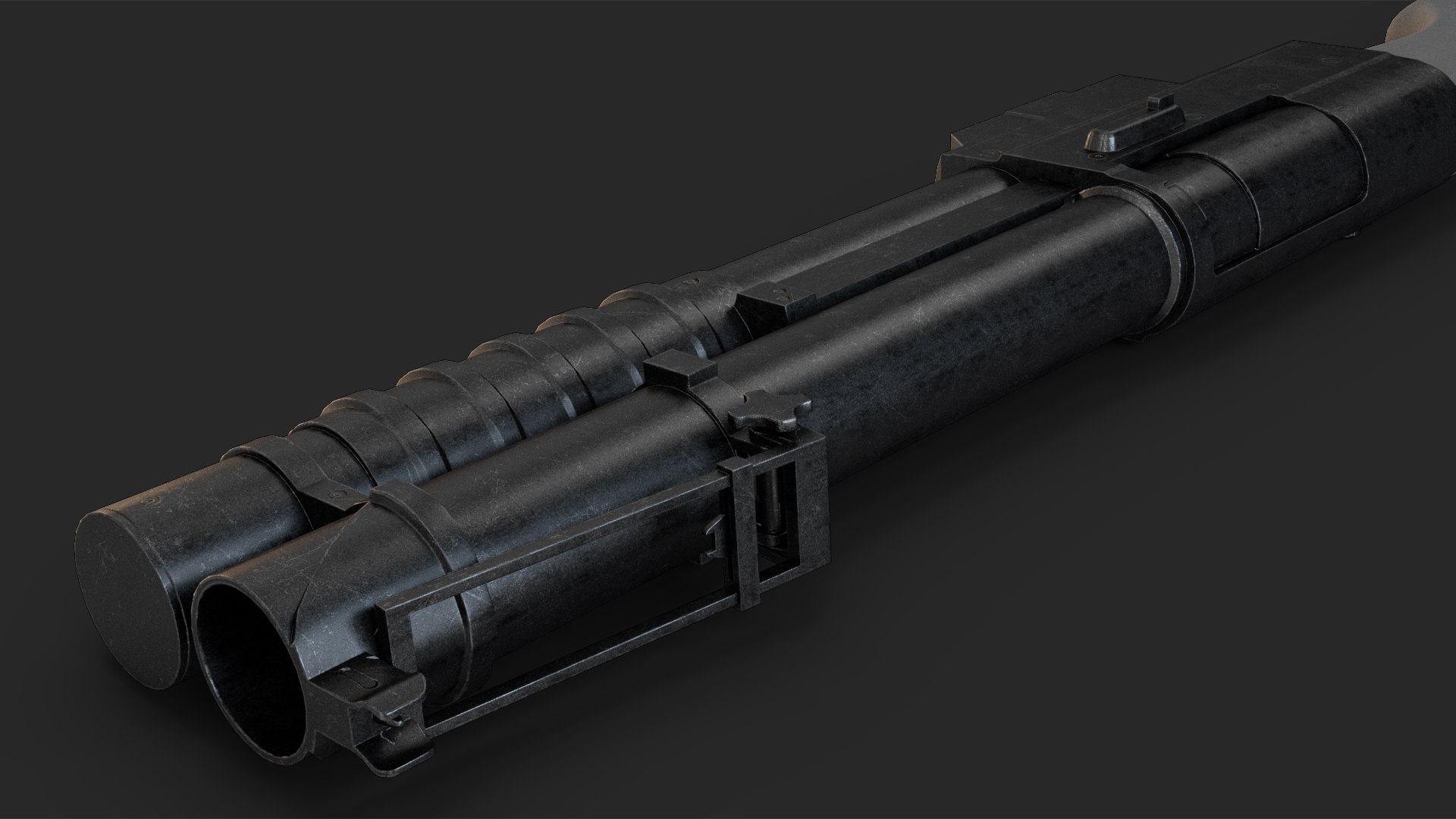 3D Model Tactical Grenade Launcher Game Weapon - TurboSquid 2160476