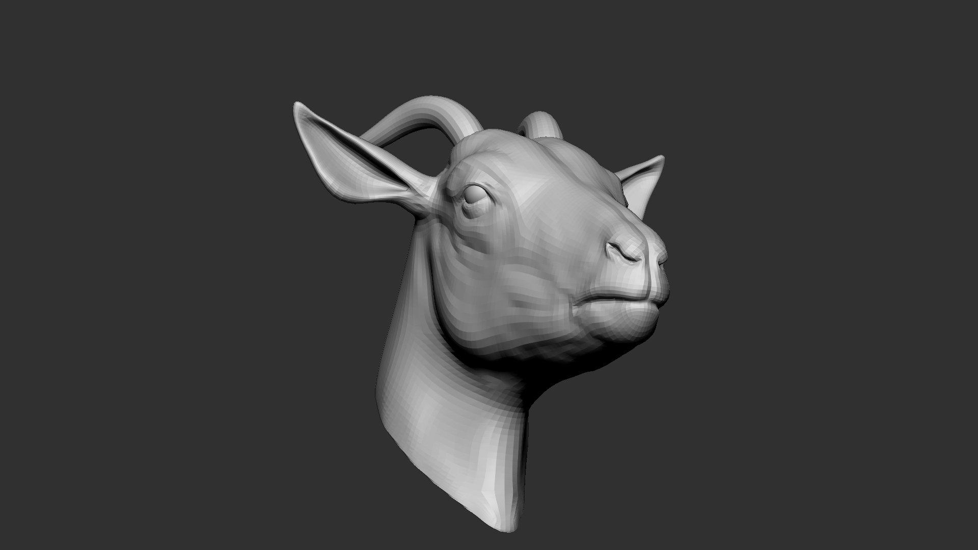 Goat Head Base 3D Model - TurboSquid 1680024