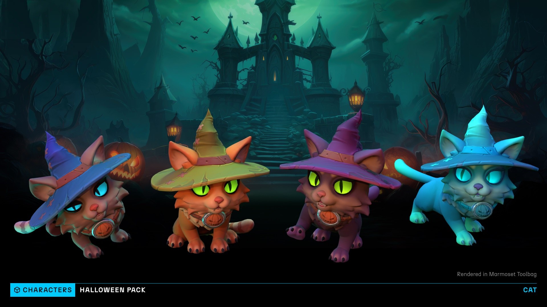 Stylized Halloween Pack 3D Model - TurboSquid 2218581