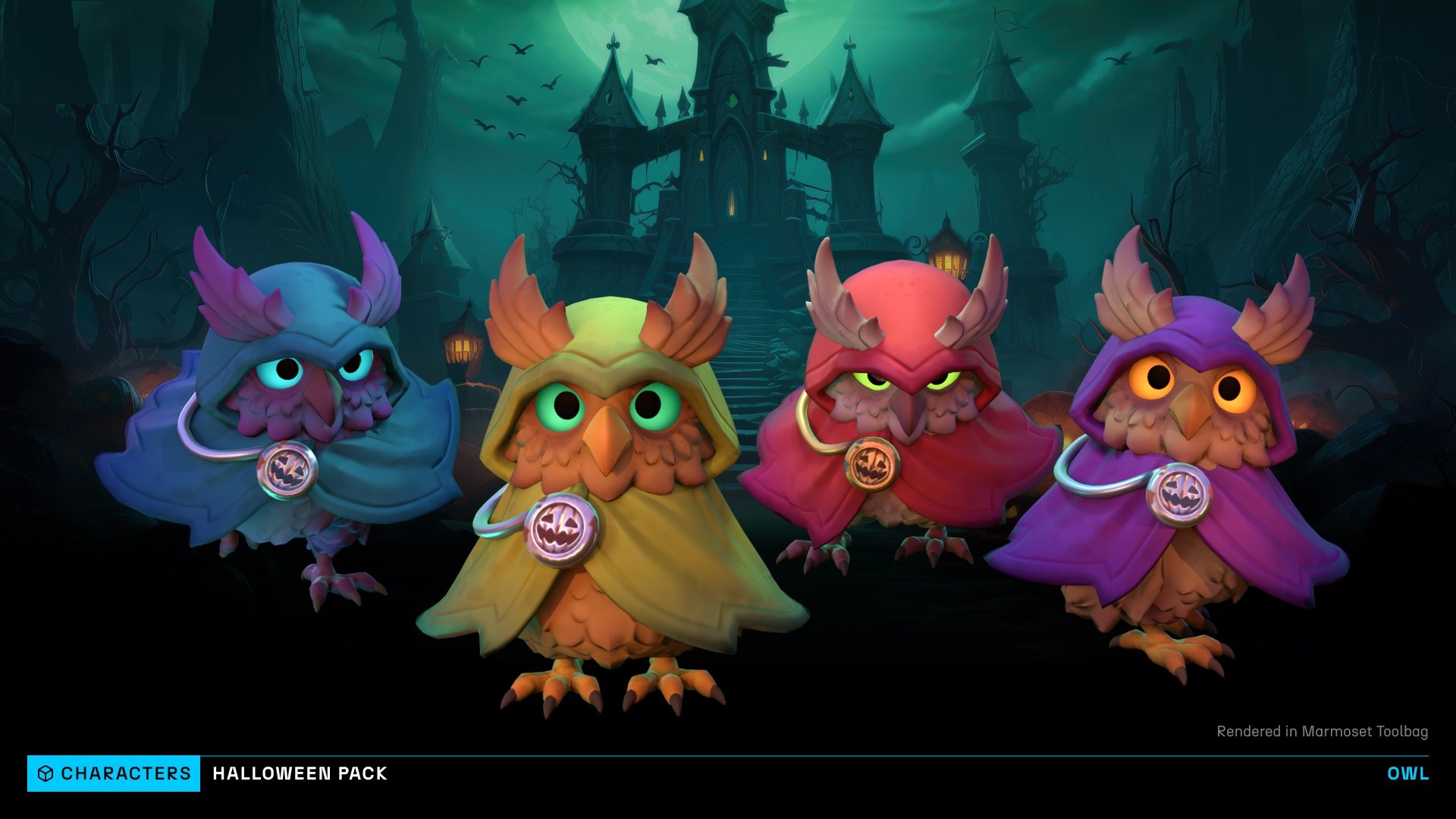 Stylized Halloween Pack 3D Model - TurboSquid 2218581