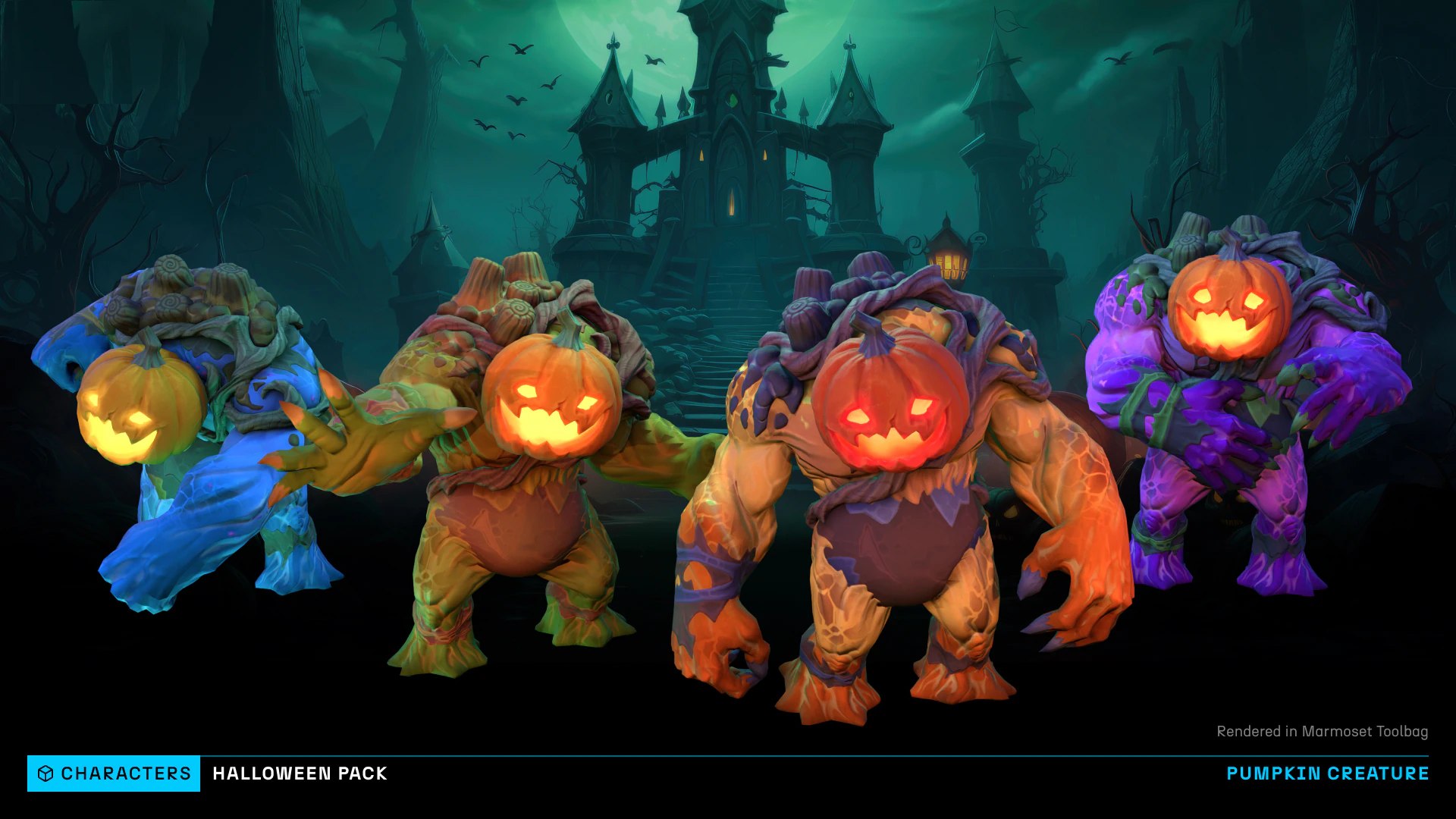 Stylized Halloween Pack 3D Model - TurboSquid 2218581