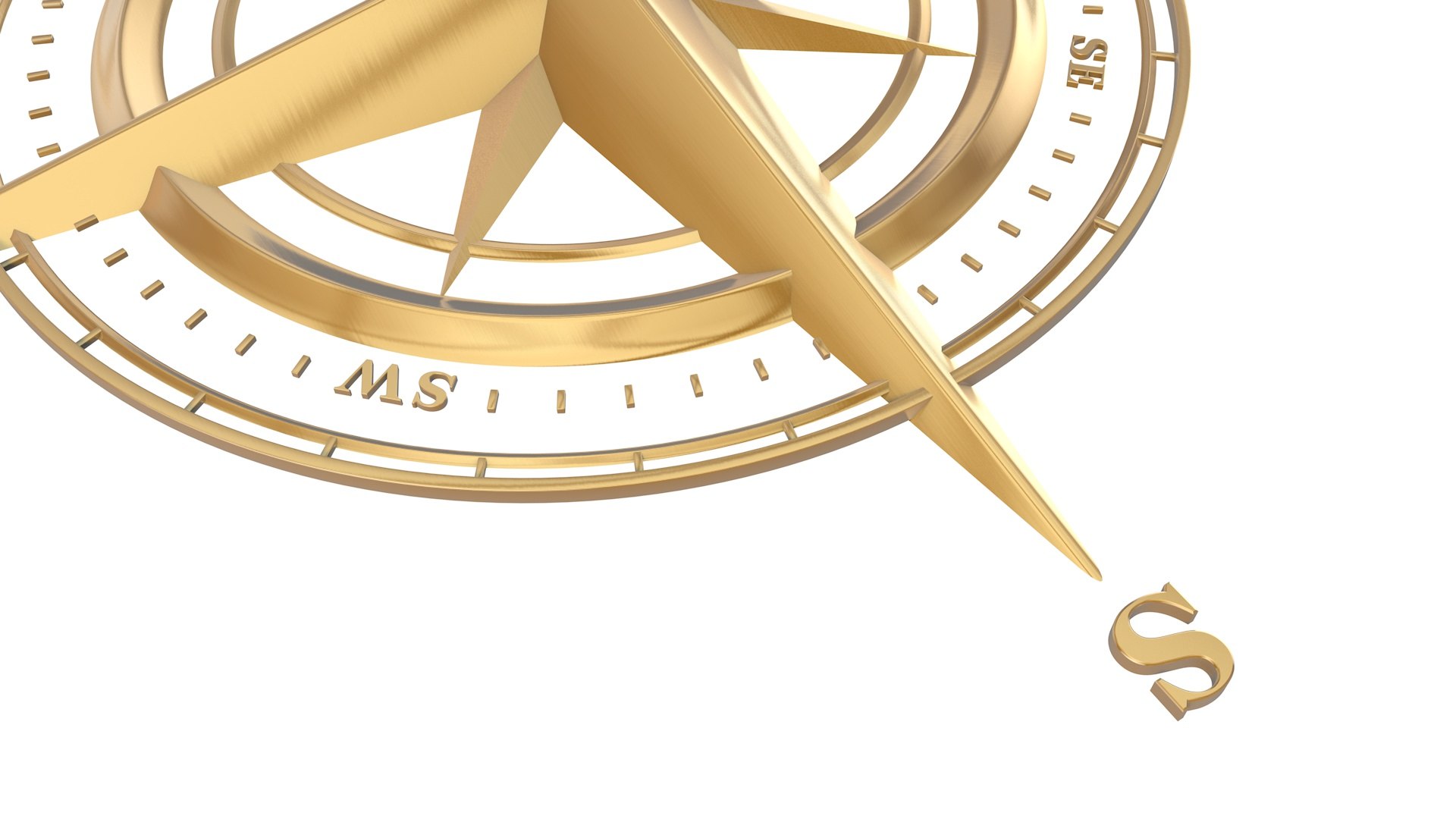 Compass Rose 3D Model - TurboSquid 1658693