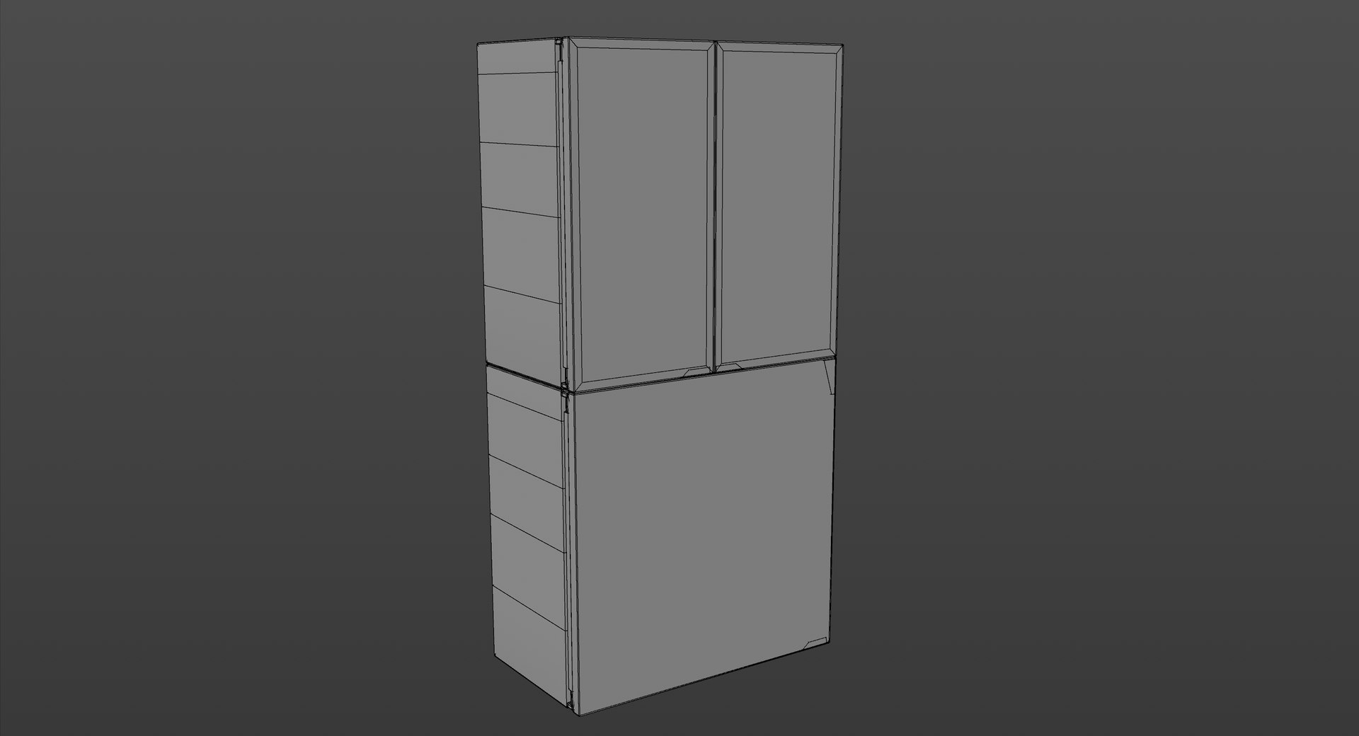 Smart Fridge With Freezer 3D Model - TurboSquid 2280496