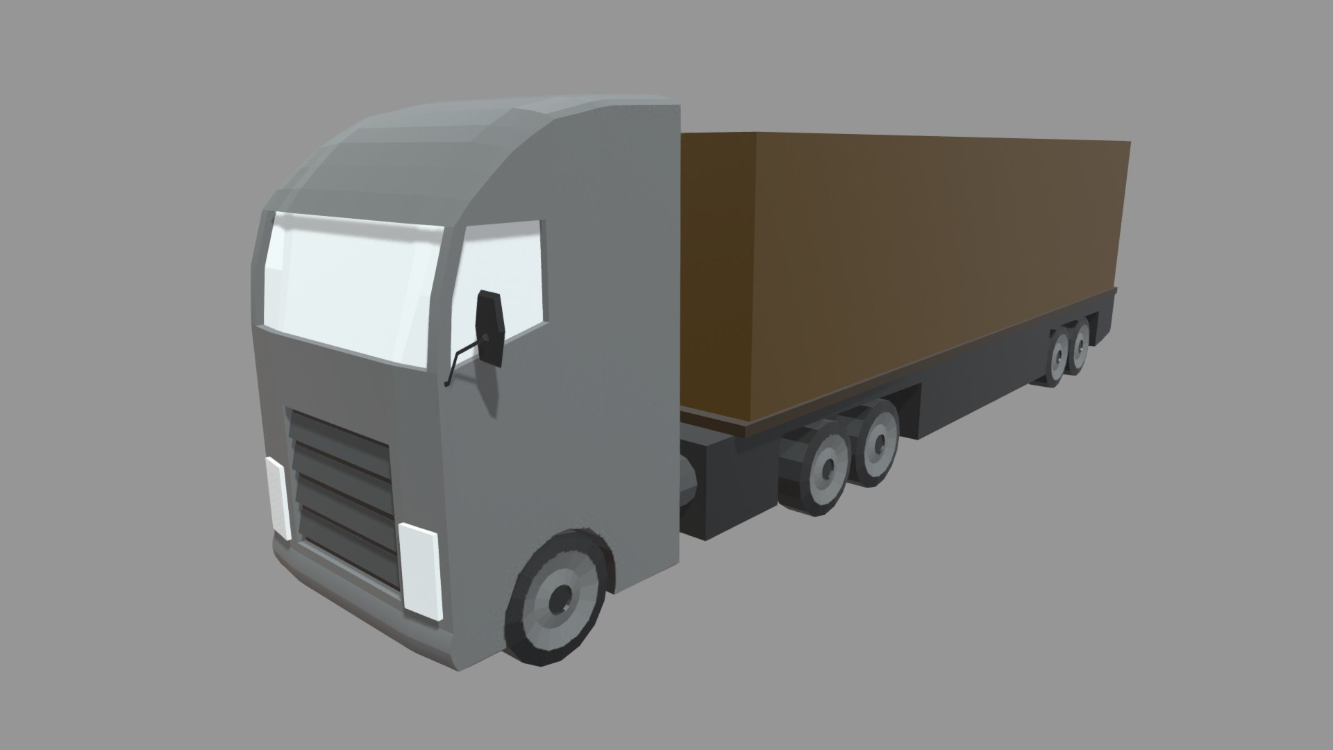 3D Model Low Poly Truck 02 - TurboSquid 2173795