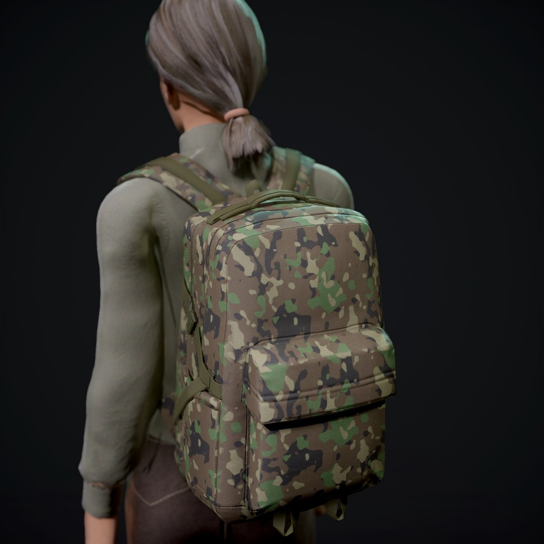 Modular Rigged Female Survivor Character Model - TurboSquid 1734602