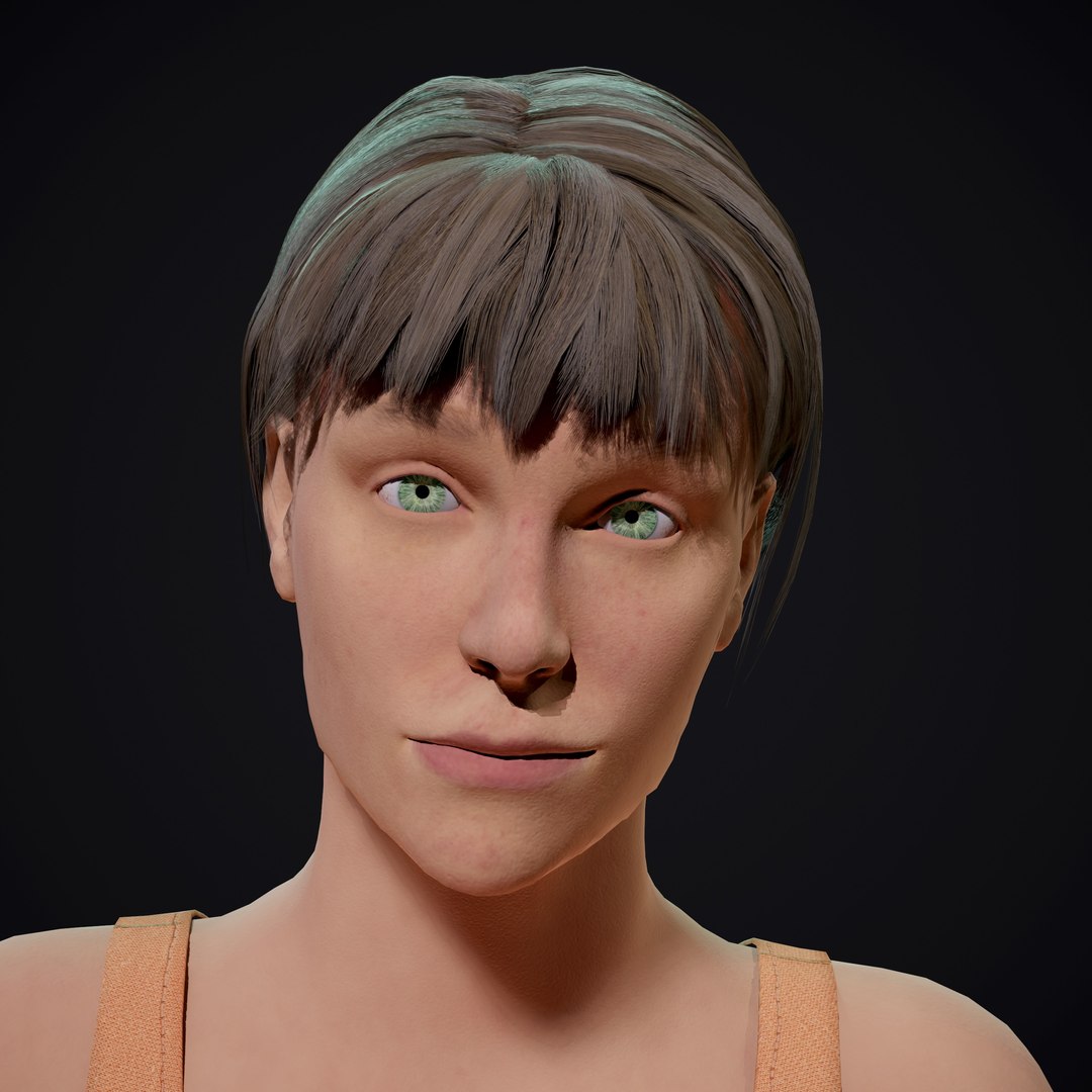 Modular Rigged Female Survivor Character Model - TurboSquid 1734602