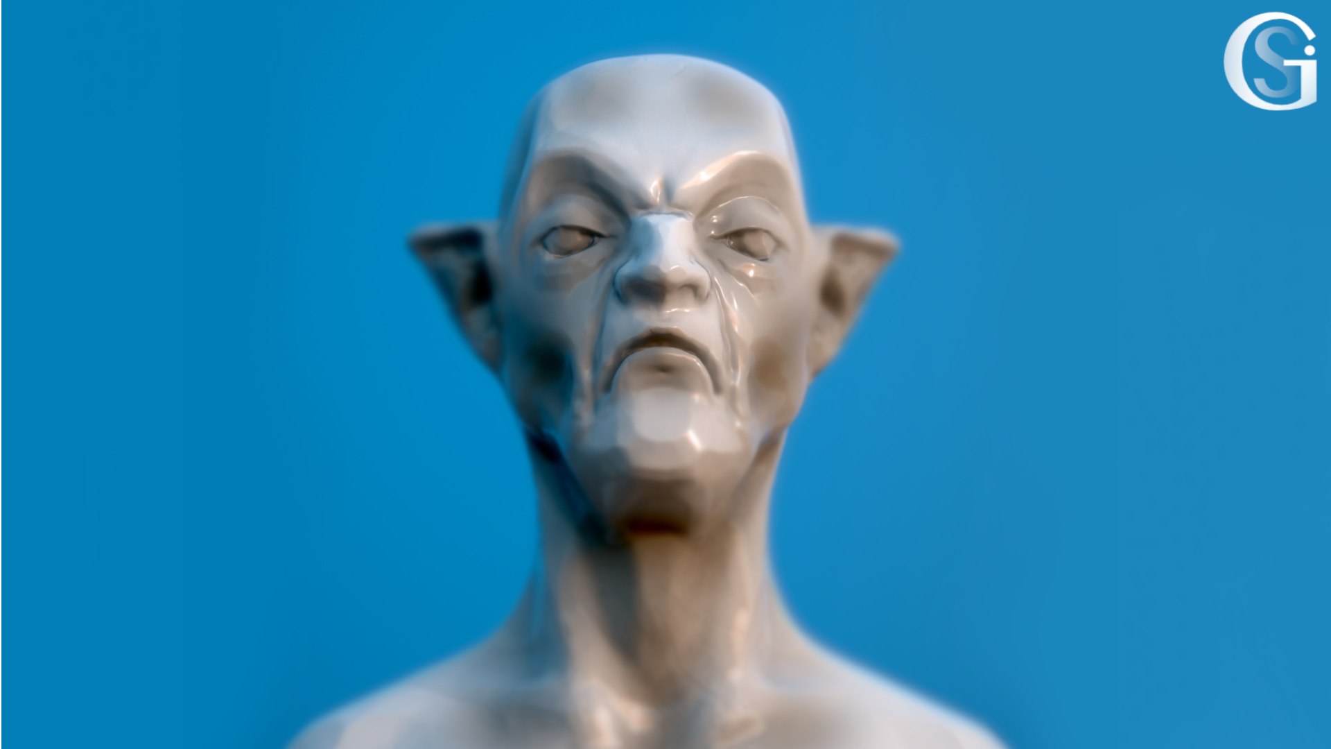 Statue Of An Old Grumpy Goblin 3D Model - TurboSquid 1845684