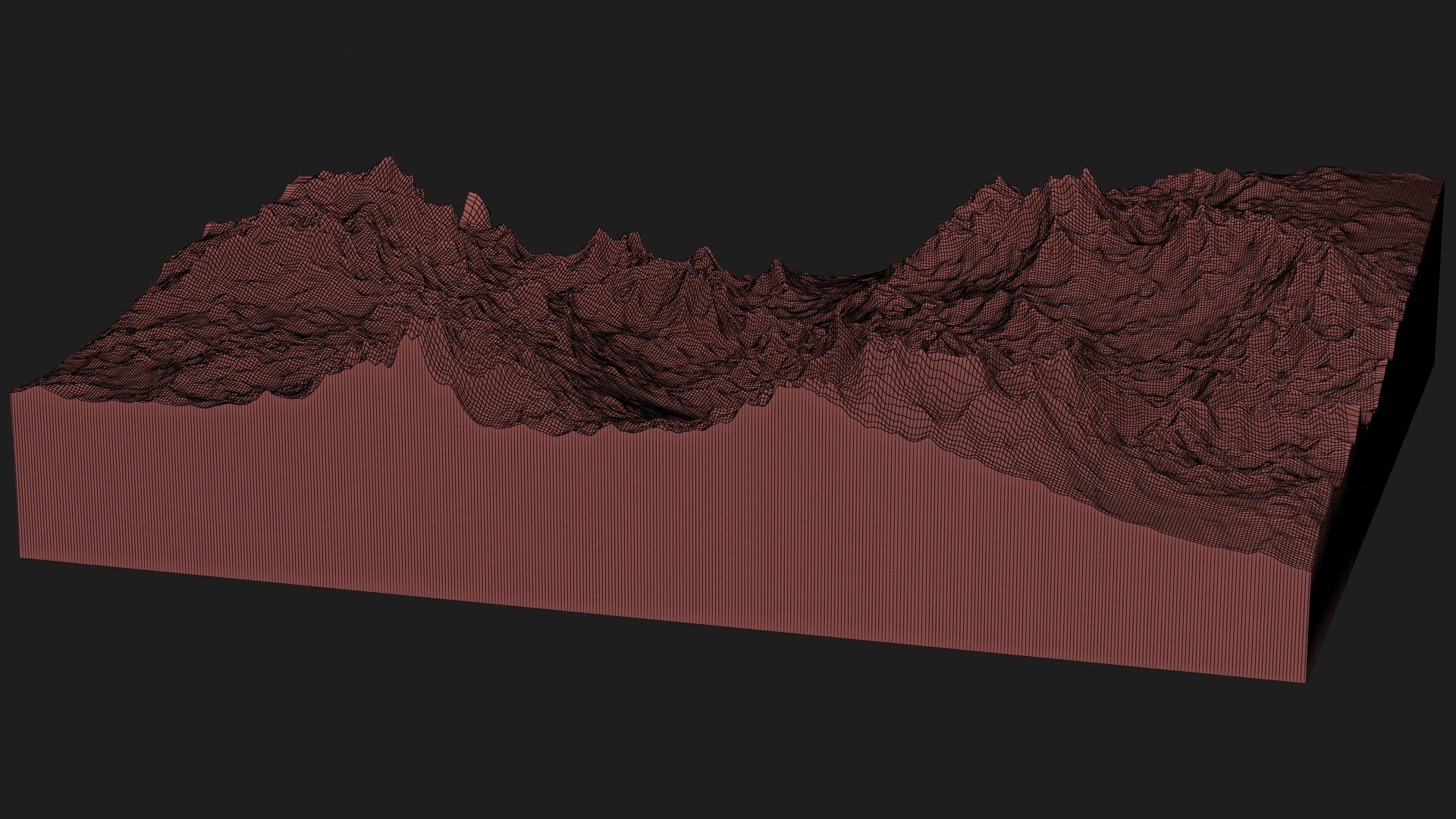 3D model cartoon terrain 02 - TurboSquid 1605931